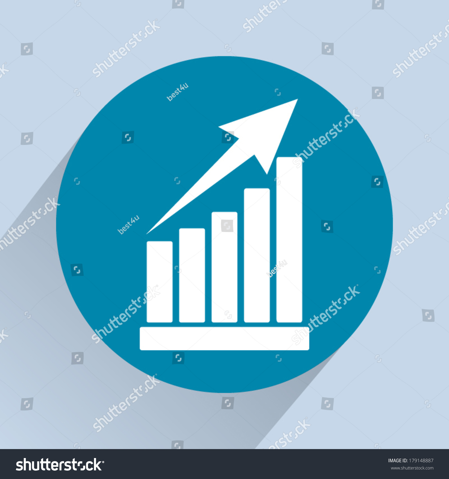 Growth Vector Diagram Stock Vector (Royalty Free) 179148887 | Shutterstock