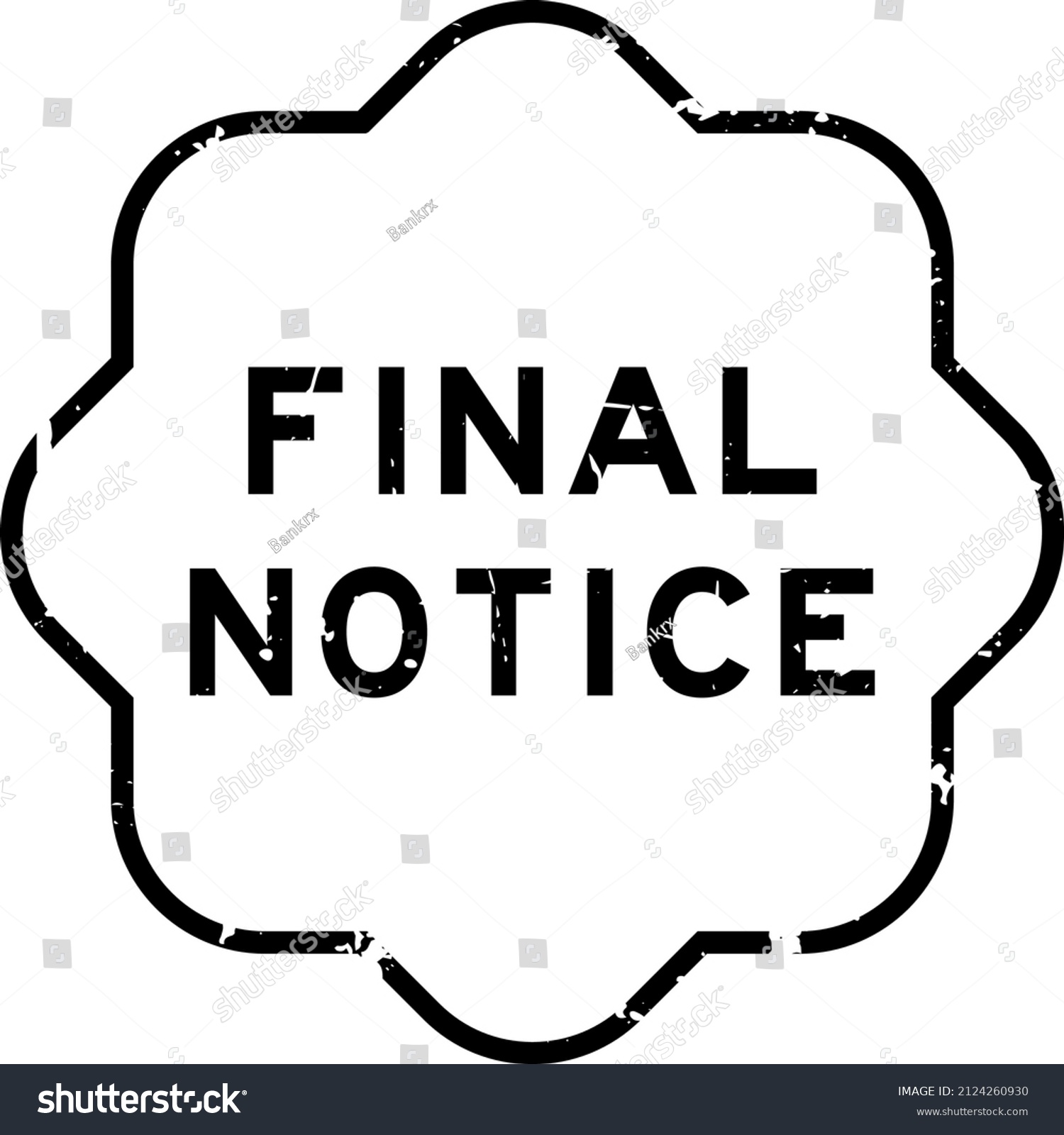 Grunge Black Final Notice Word Rubber Stock Vector (Royalty Free ... Grunge Black Final Notice Word Rubber Stock Vector (Royalty Free ...