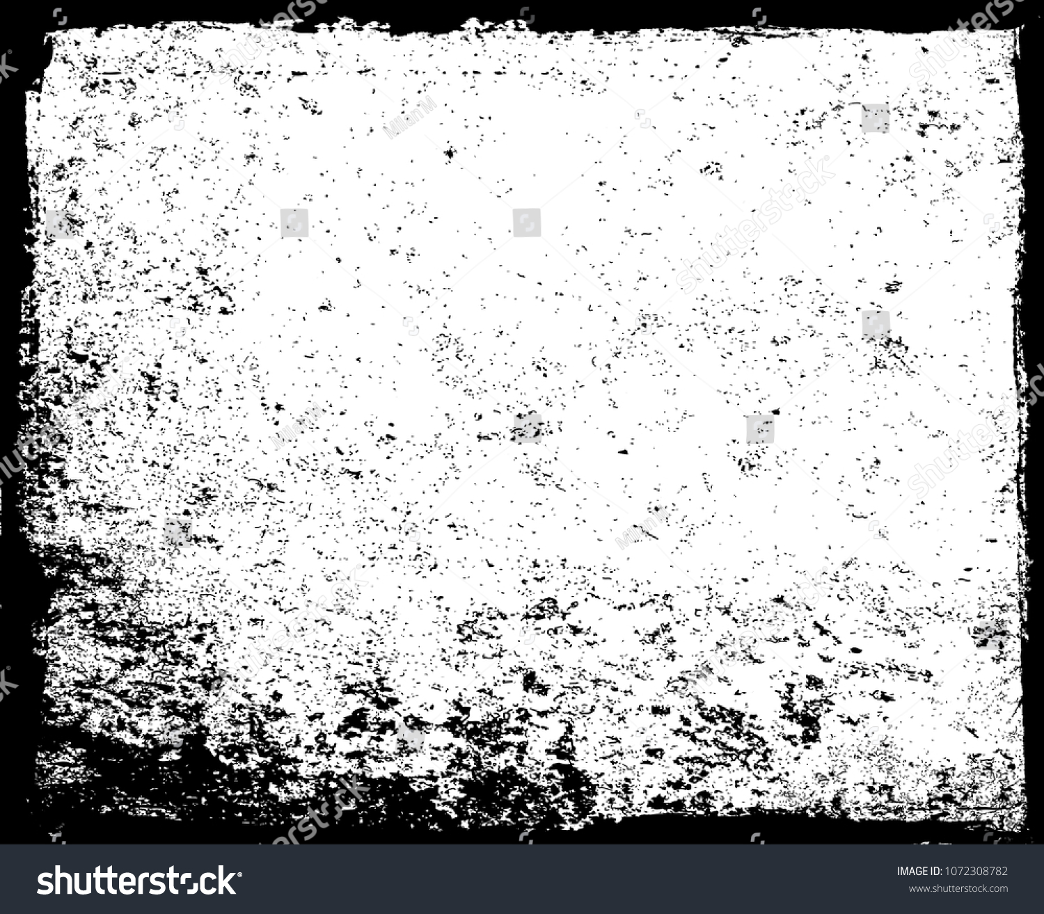 Grunge Border Framevector Dirty Design Element Stock Vector (Royalty ...
