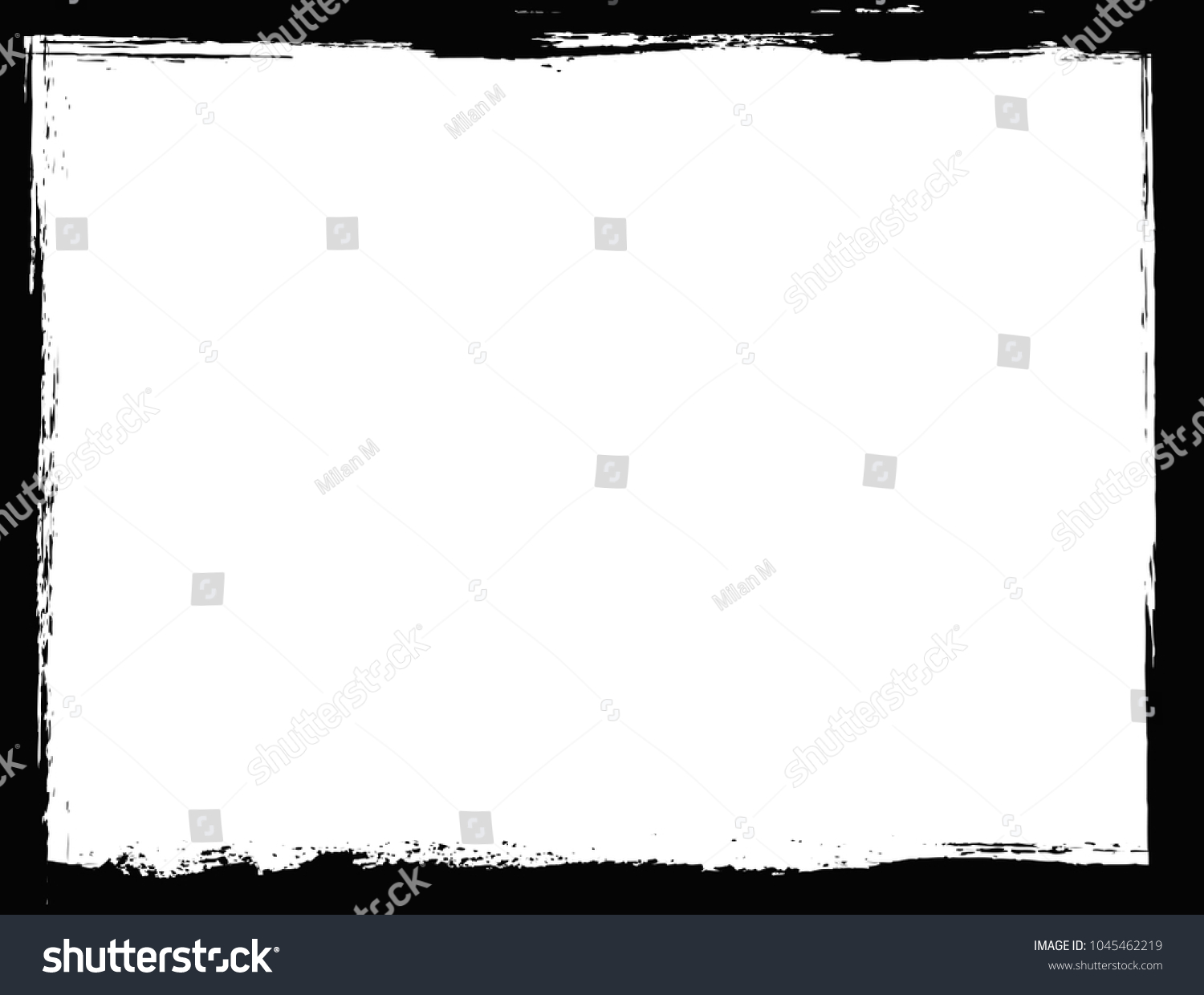 Grunge Border Framevector Distress Frame Stock Vector (Royalty Free ...