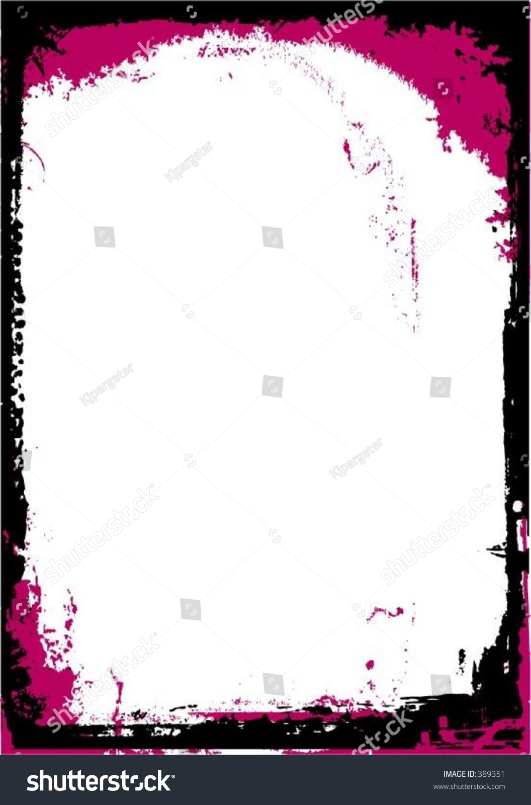 Grunge Border Vector Image Stock Vector (Royalty Free) 389351