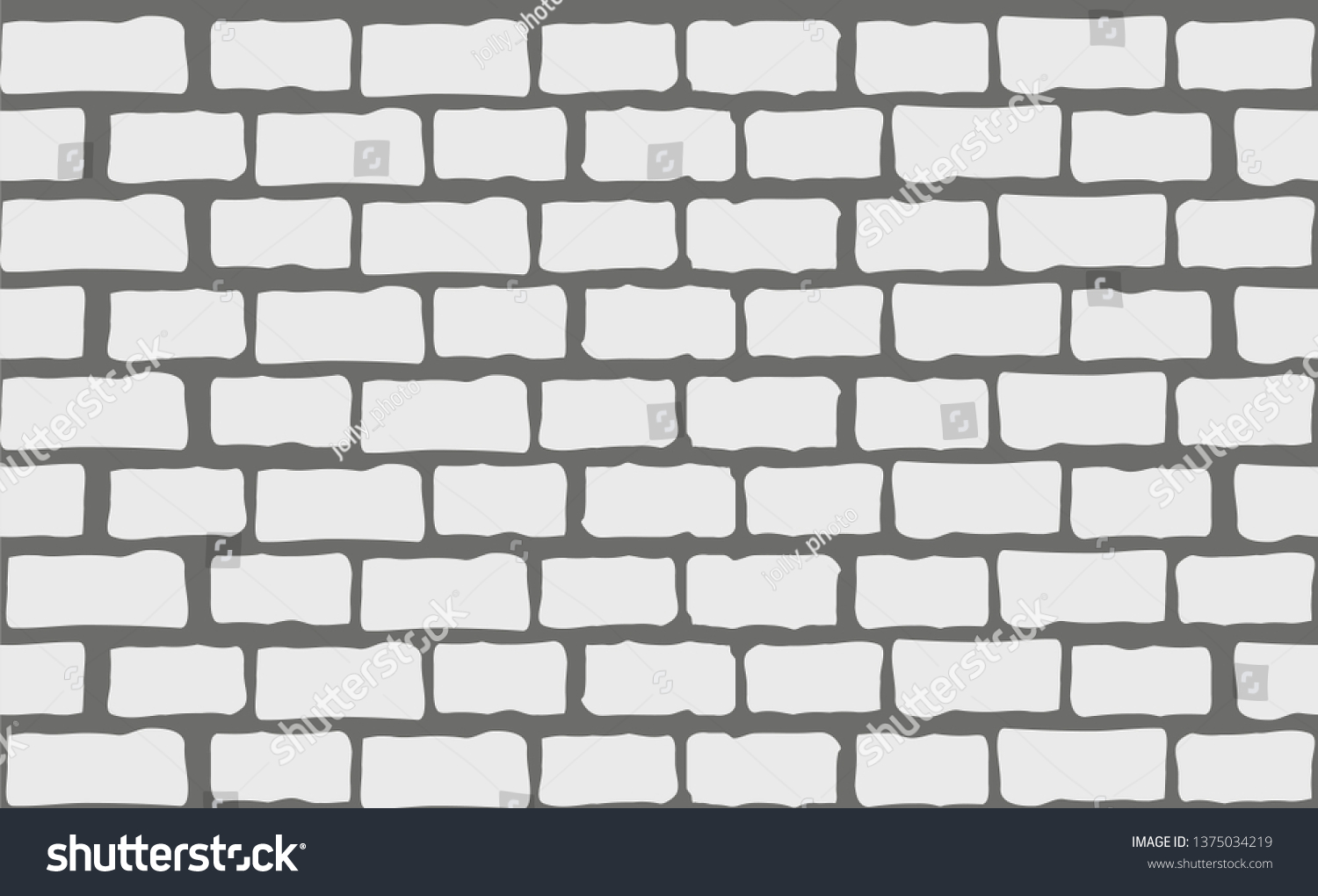 Grunge Brick Wall Vector Trace Background Stock Vector (Royalty Free ...