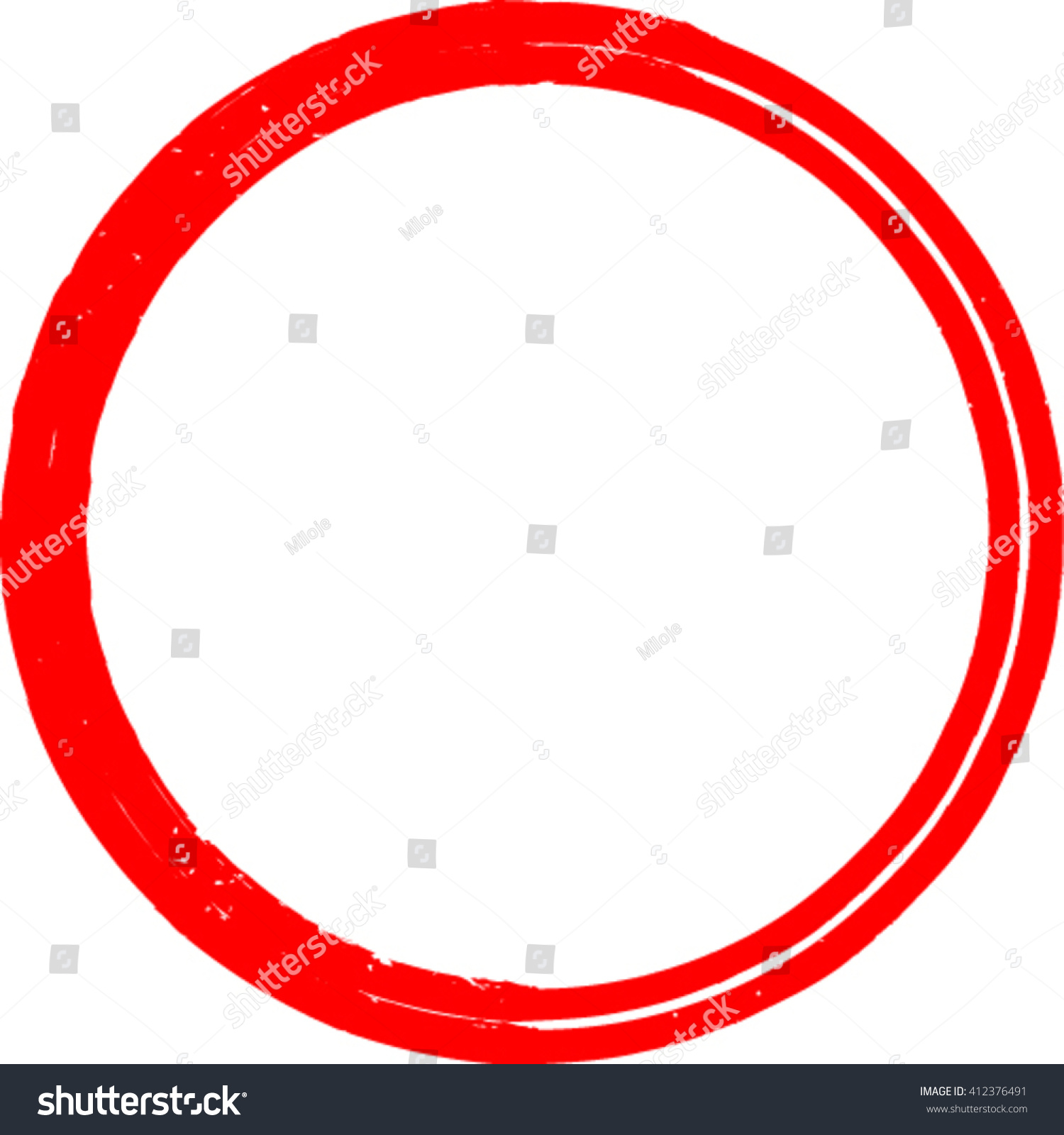 Grunge Circle Shape Distressed Texture Rounded Lager-vektor 412376491 ...