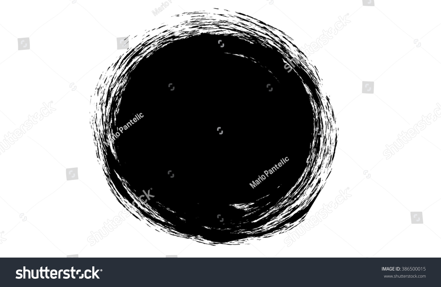 Grunge Circle Vector Stock Vector (Royalty Free) 386500015 | Shutterstock