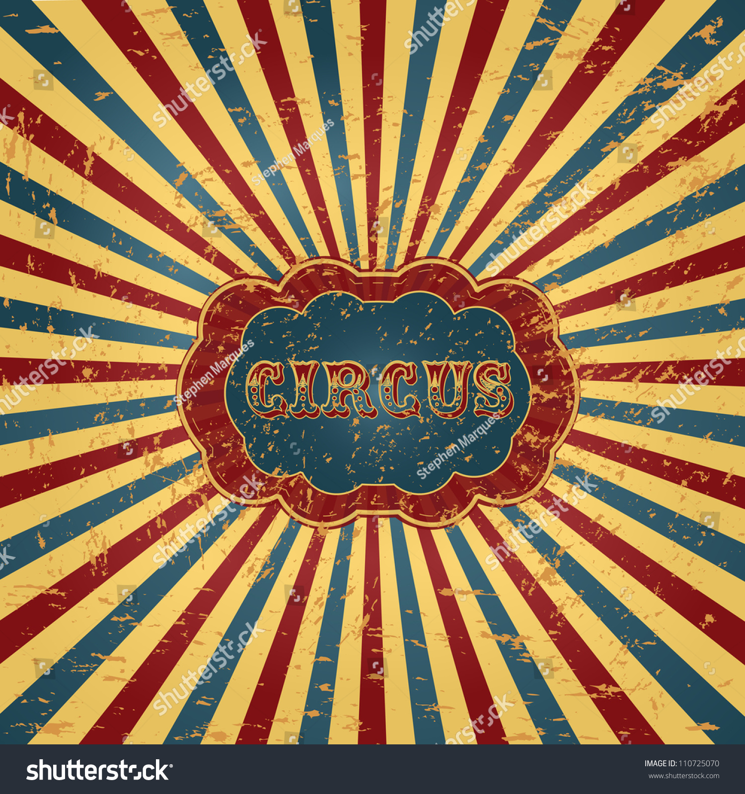 Grunge Circus Background Illustration - 110725070 : Shutterstock