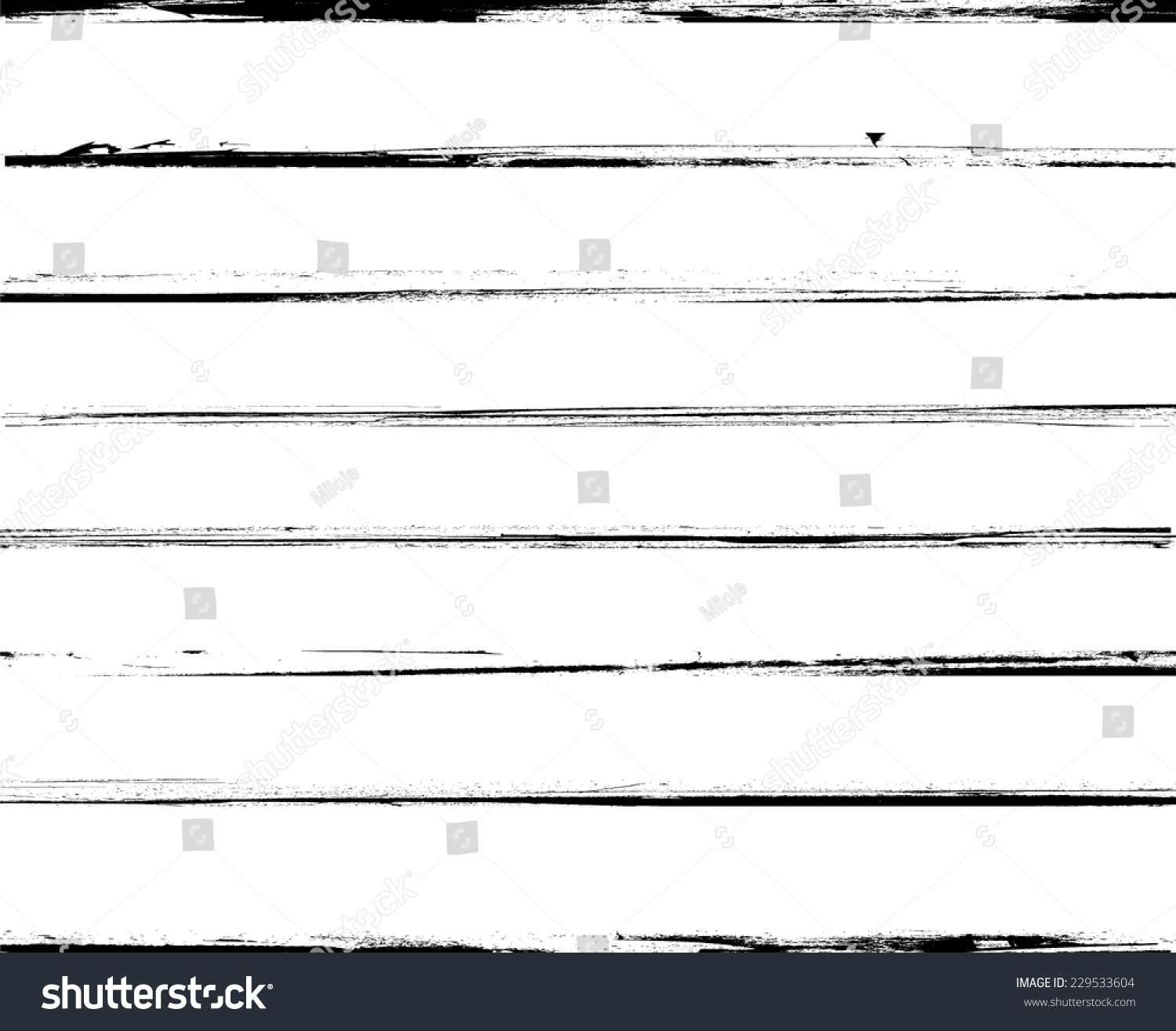 Grunge Distress Borders Vector Illustration Stock Vector (Royalty Free ...