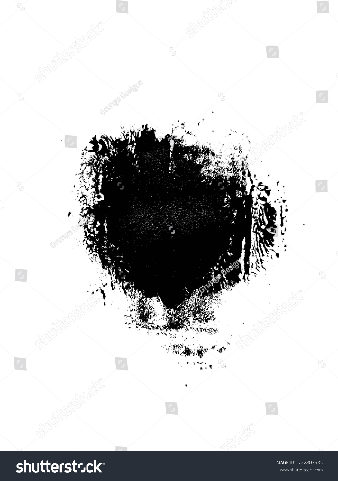 Grunge Distressed Paint Background Overlay Texture Stock Vector ...