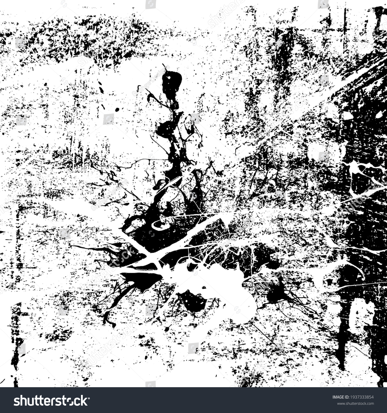 Grunge Distressed Paint Background Overlay Texture Stock Vector ...