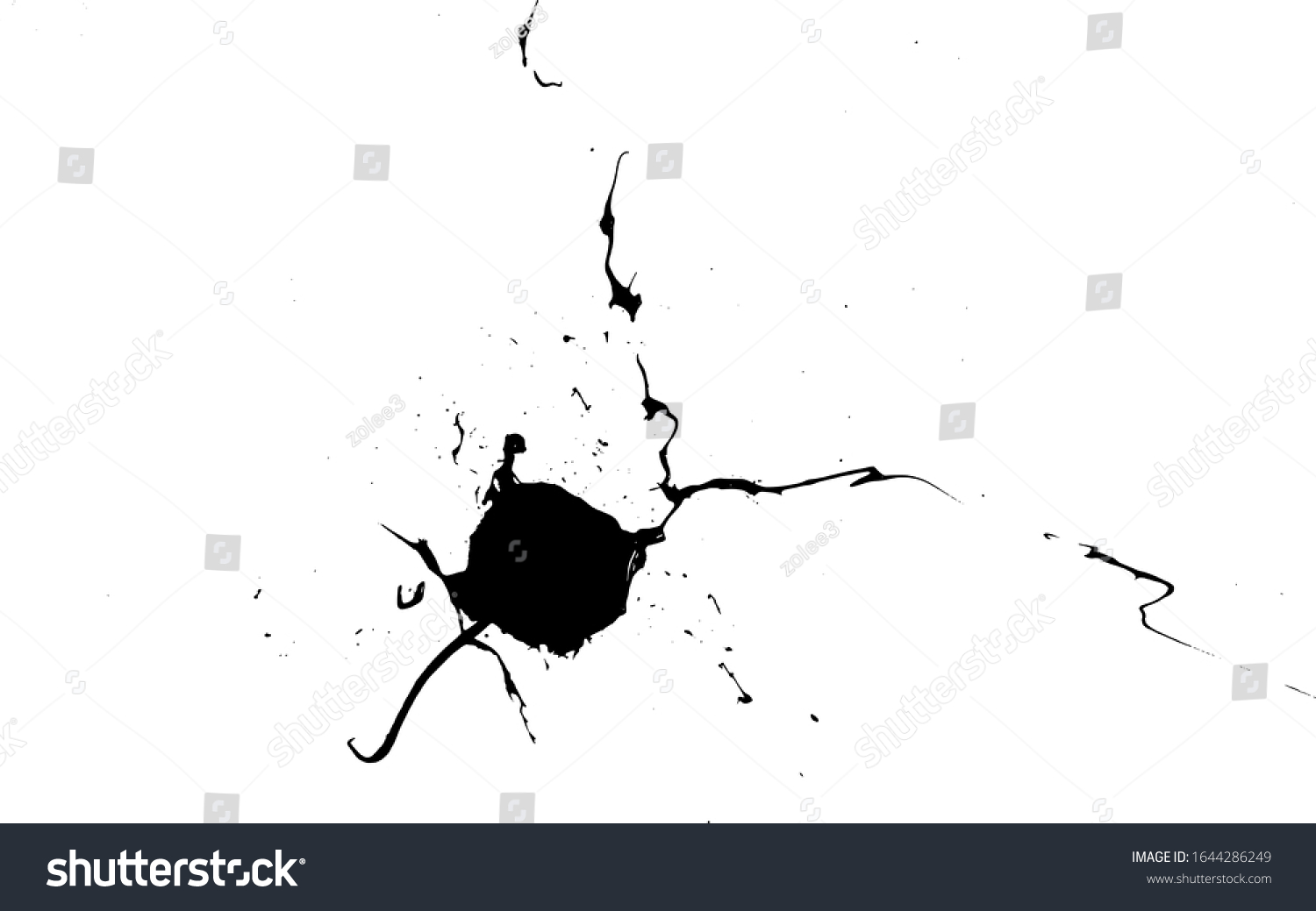 Grunge Distressed Splatter Splash Background Stock Vector (Royalty Free ...