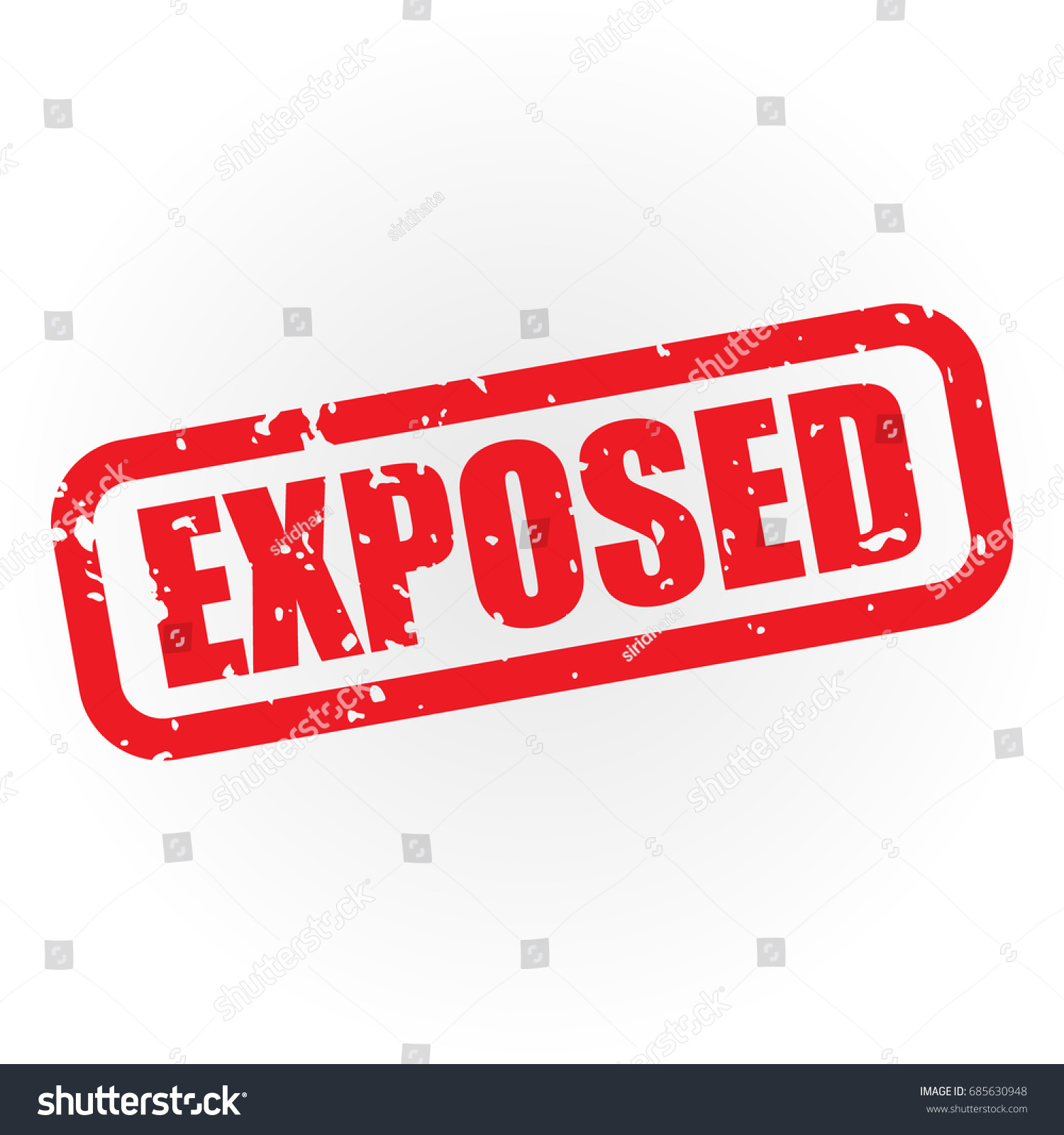 Grunge Exposed Label Stock Vector (Royalty Free) 685630948