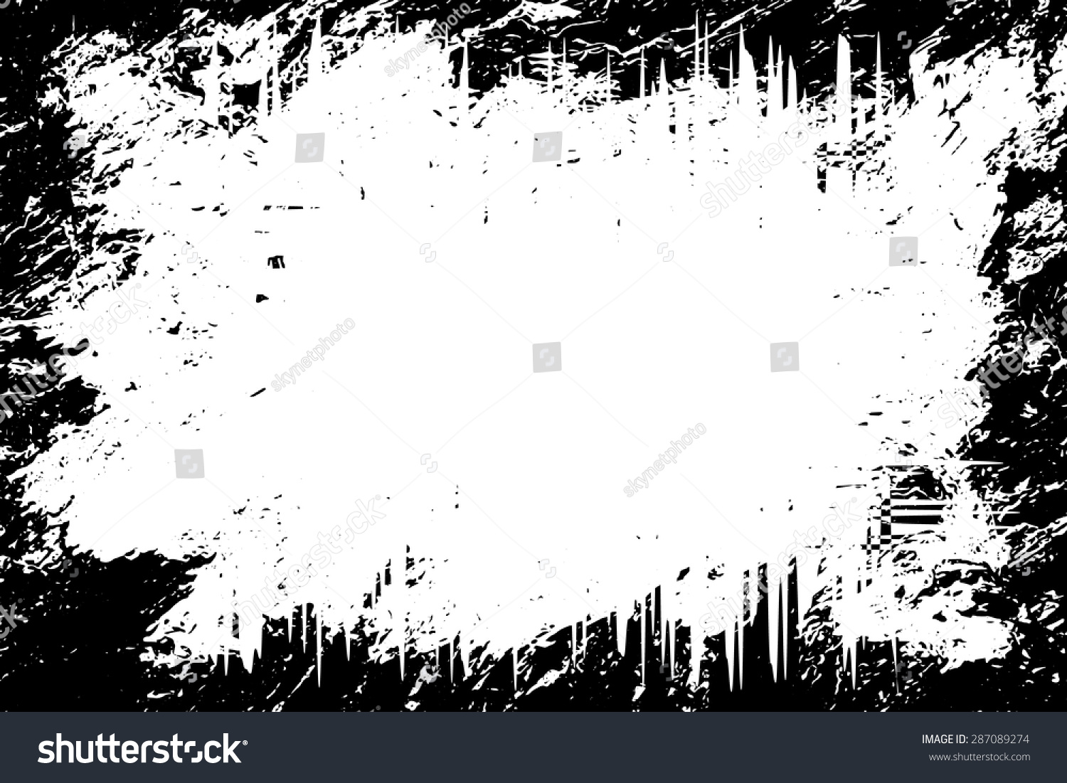 Grunge Frame Textures Overlay Line Effect Stock Vector (Royalty Free ...