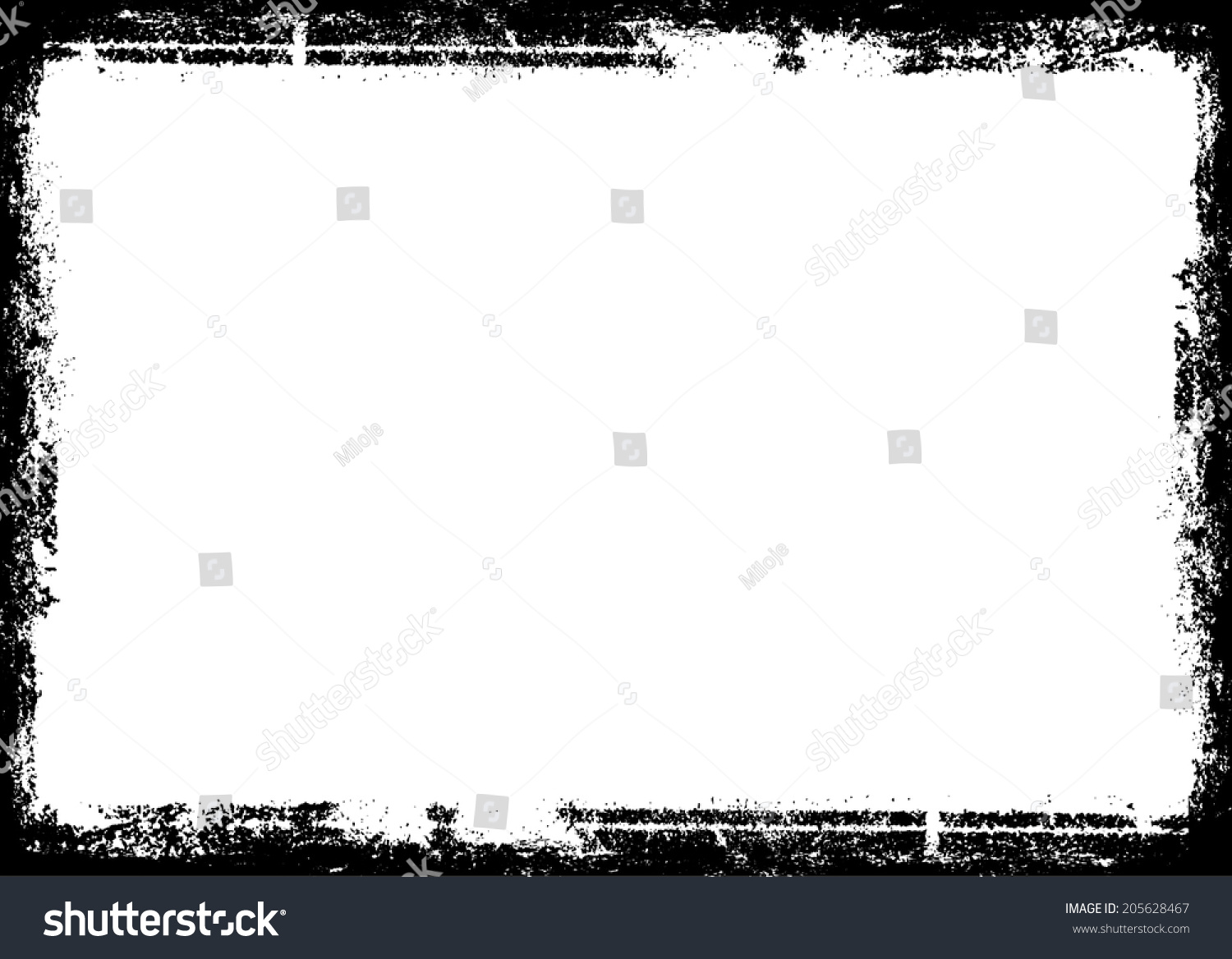 Grunge Frame Vector Illustration: vector de stock (libre de regalías ...
