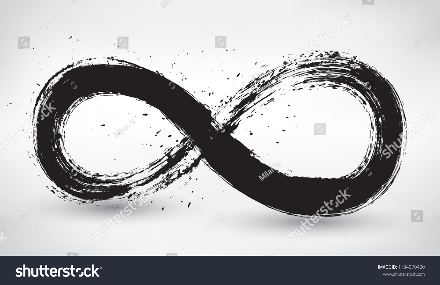 Grunge Infinity Symbolvector Infinity Logo Stock Vector (Royalty Free ...
