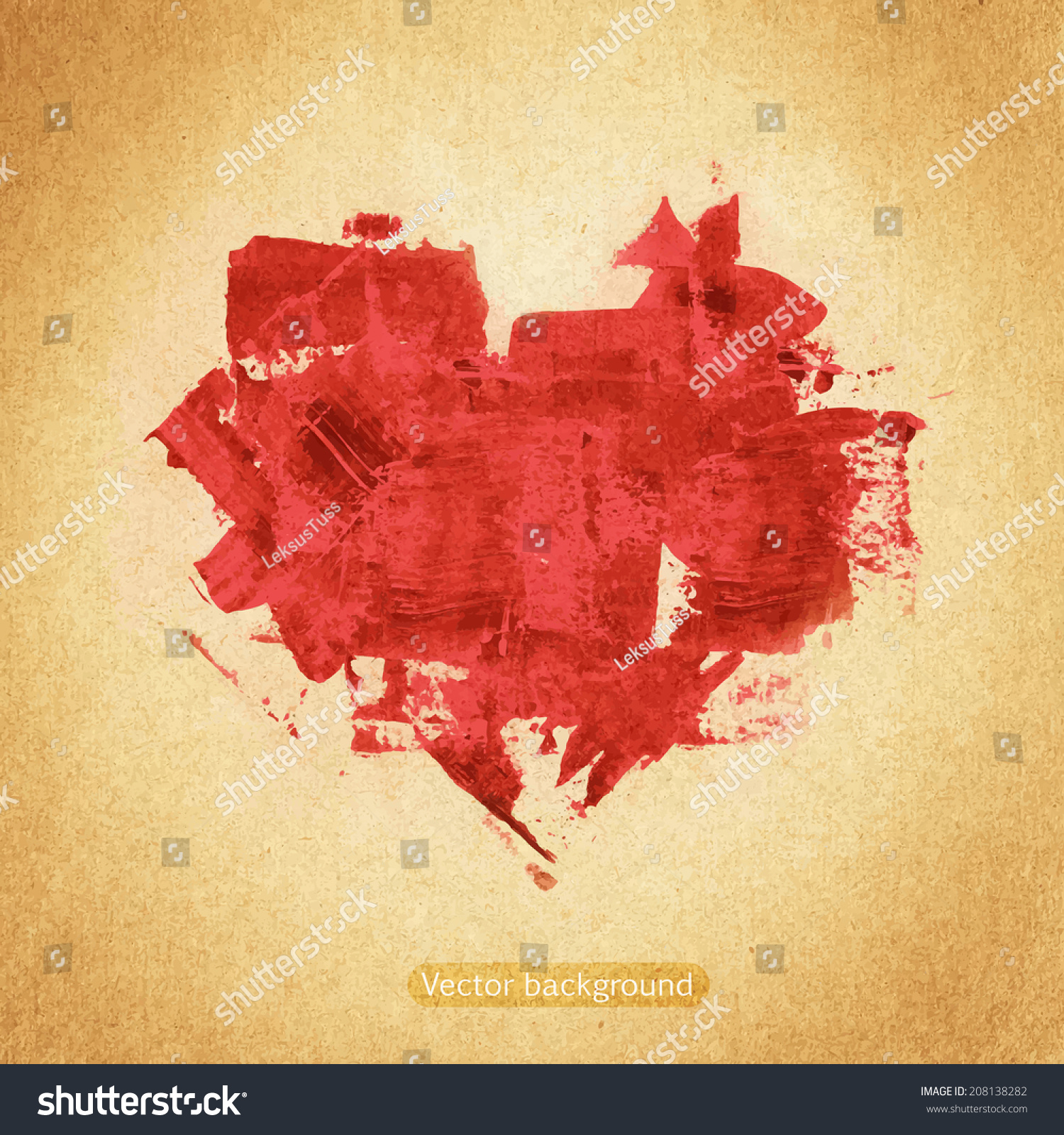 Grunge Paper Texture Vector Vintage Background Stock Vector (Royalty ...