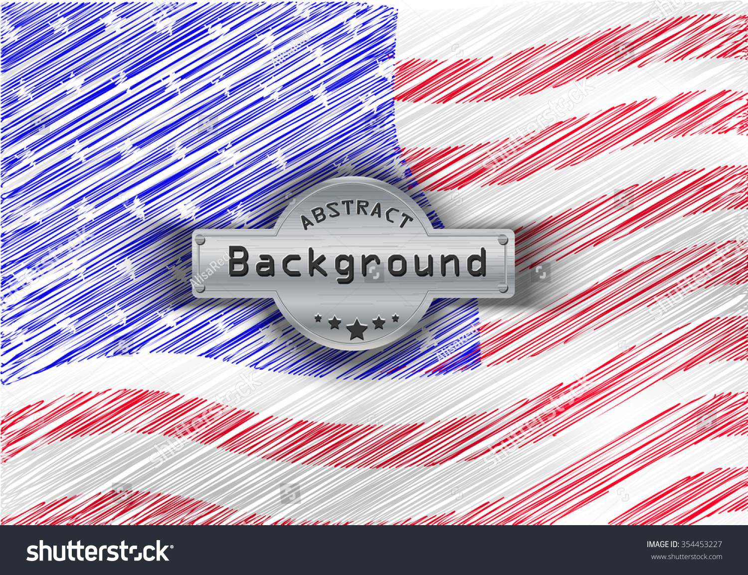 Grunge Pattern Flag Usa Background Vector Stock Vector (Royalty Free ...