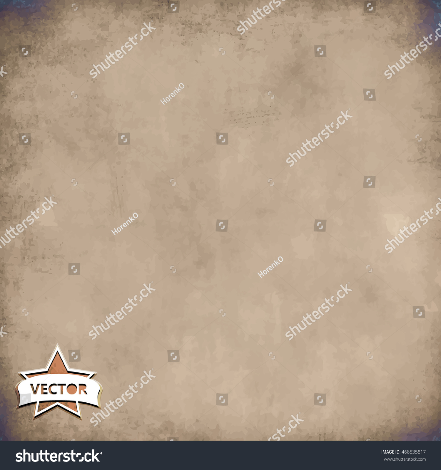 Grunge Retro Vintage Paper Texture Vector Stock Vector (Royalty Free ...