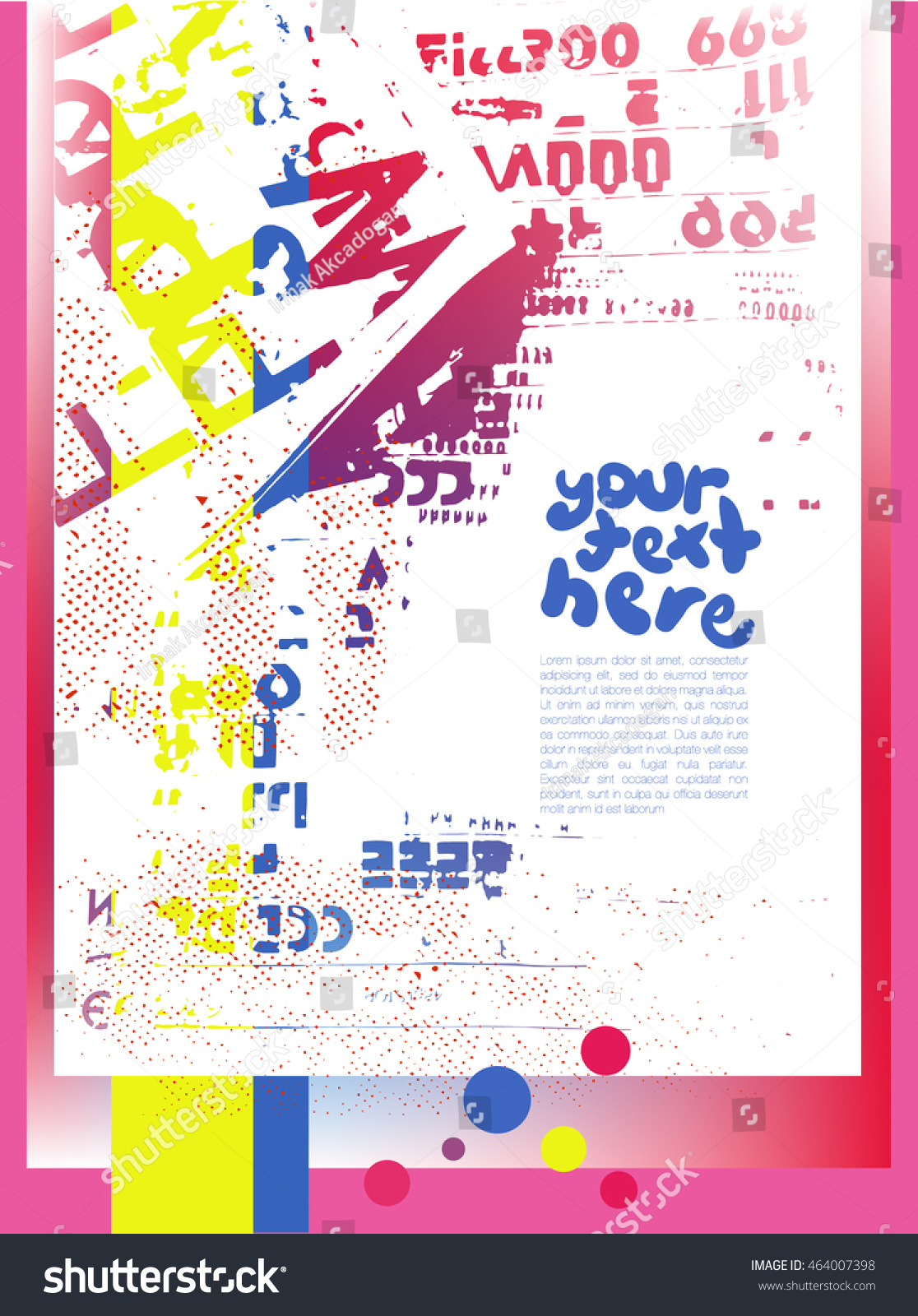 Grunge Texturegrunge Vector Background Text Stock Vector (Royalty Free ...
