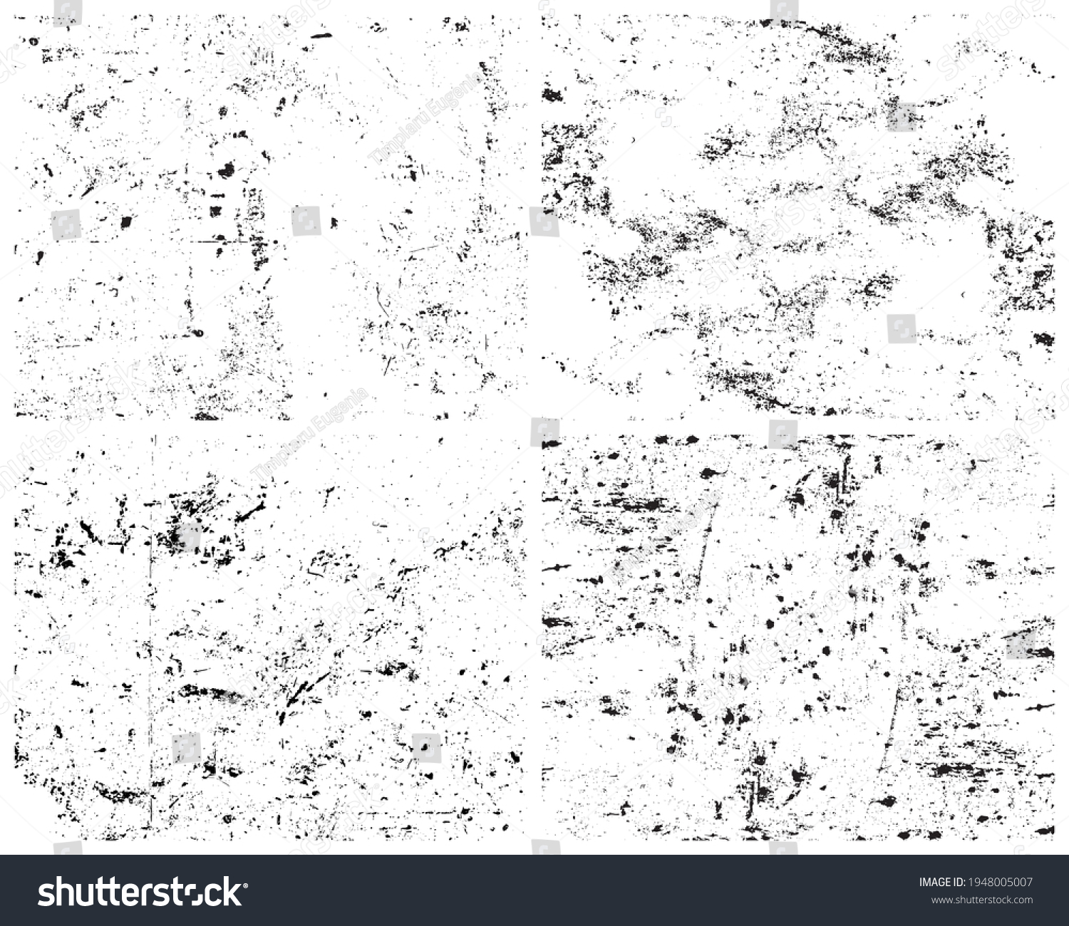 Grunge Textures Vector Pack Grit Texture Stock Vector (Royalty Free ...