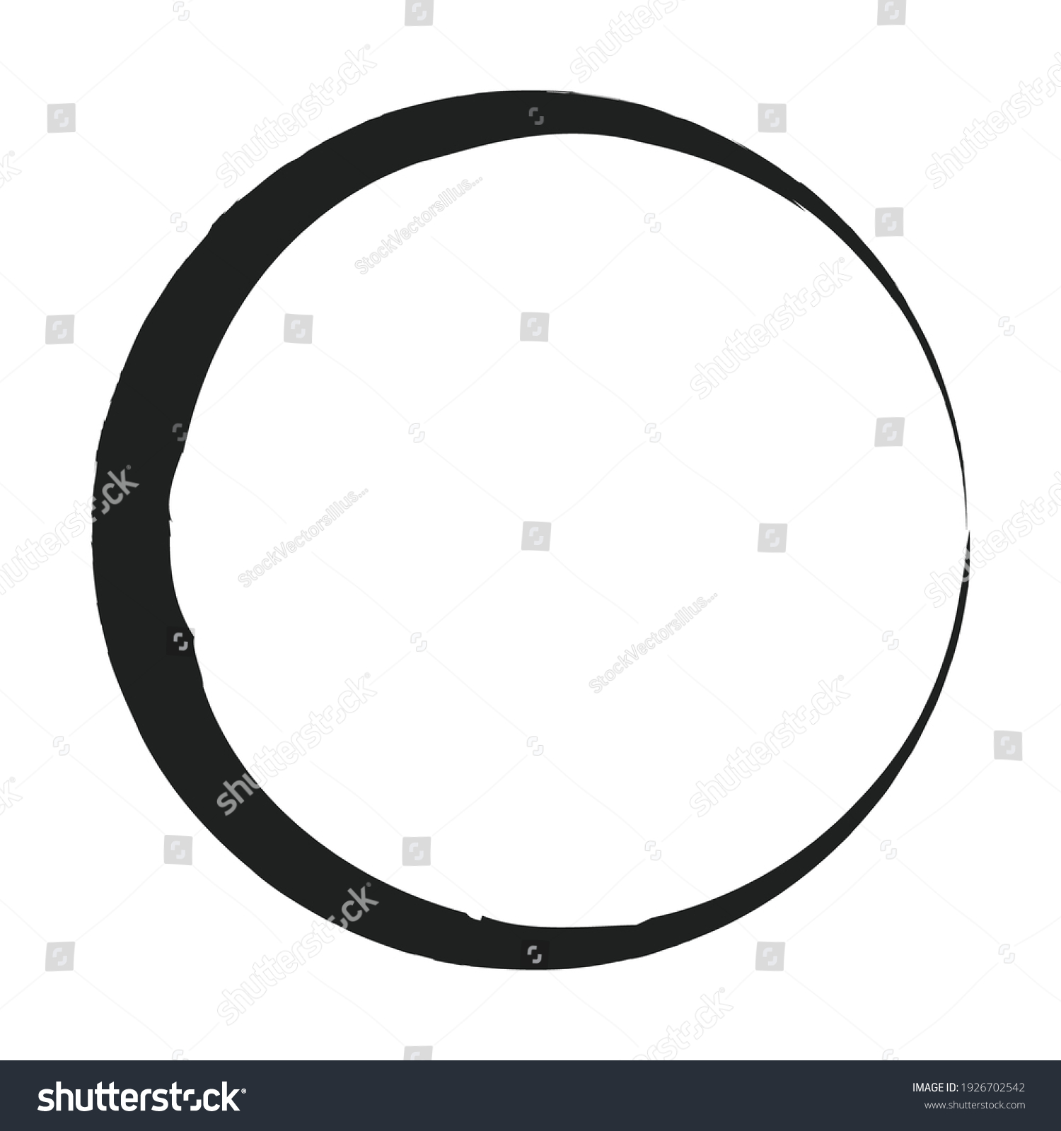 Grungy Circle Blob Blotch Vector Stock Vector (Royalty Free) 1926702542 ...