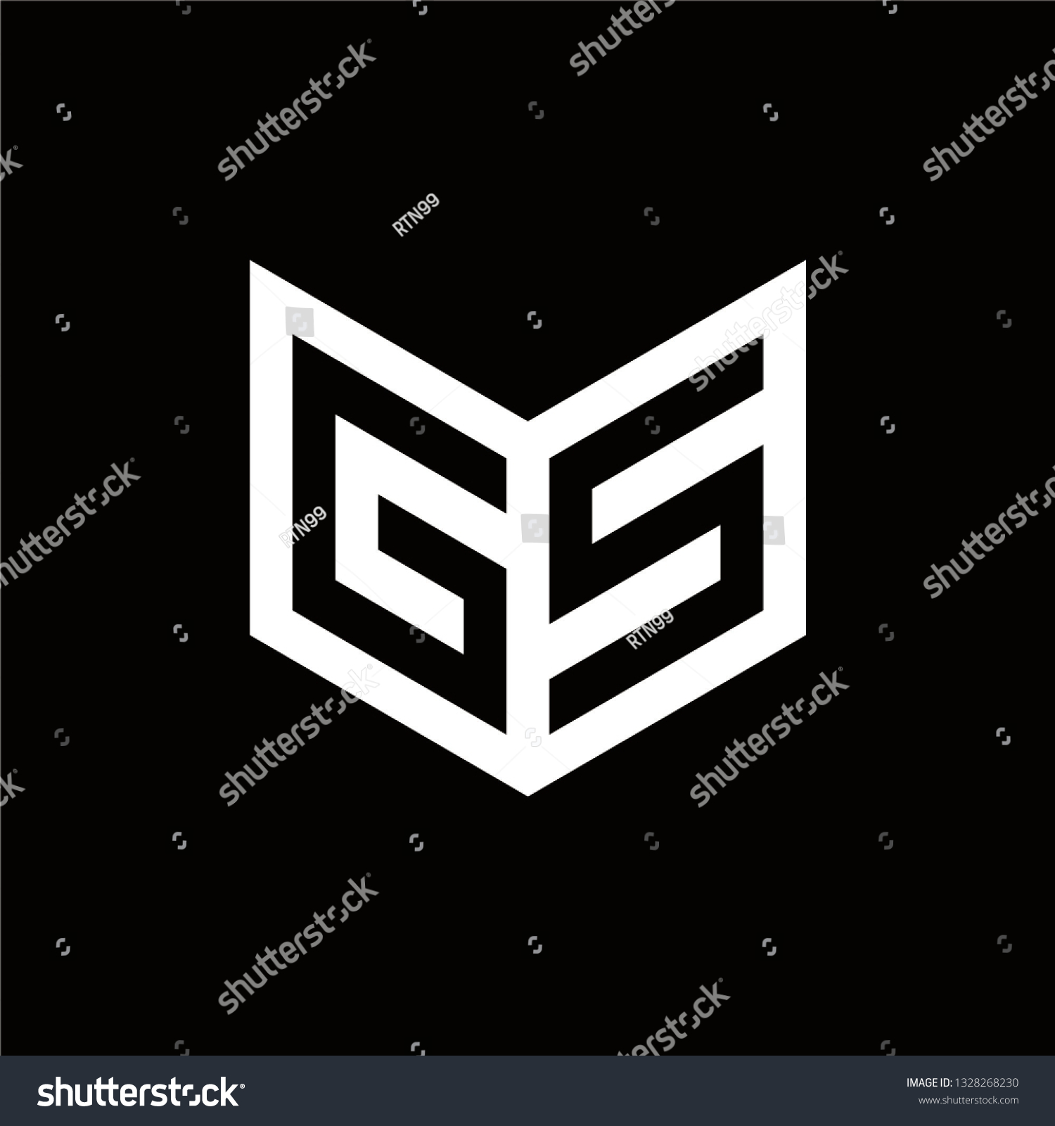 Gs Logo Letter Initial Monogram Capital Stock Vector (Royalty Free ...