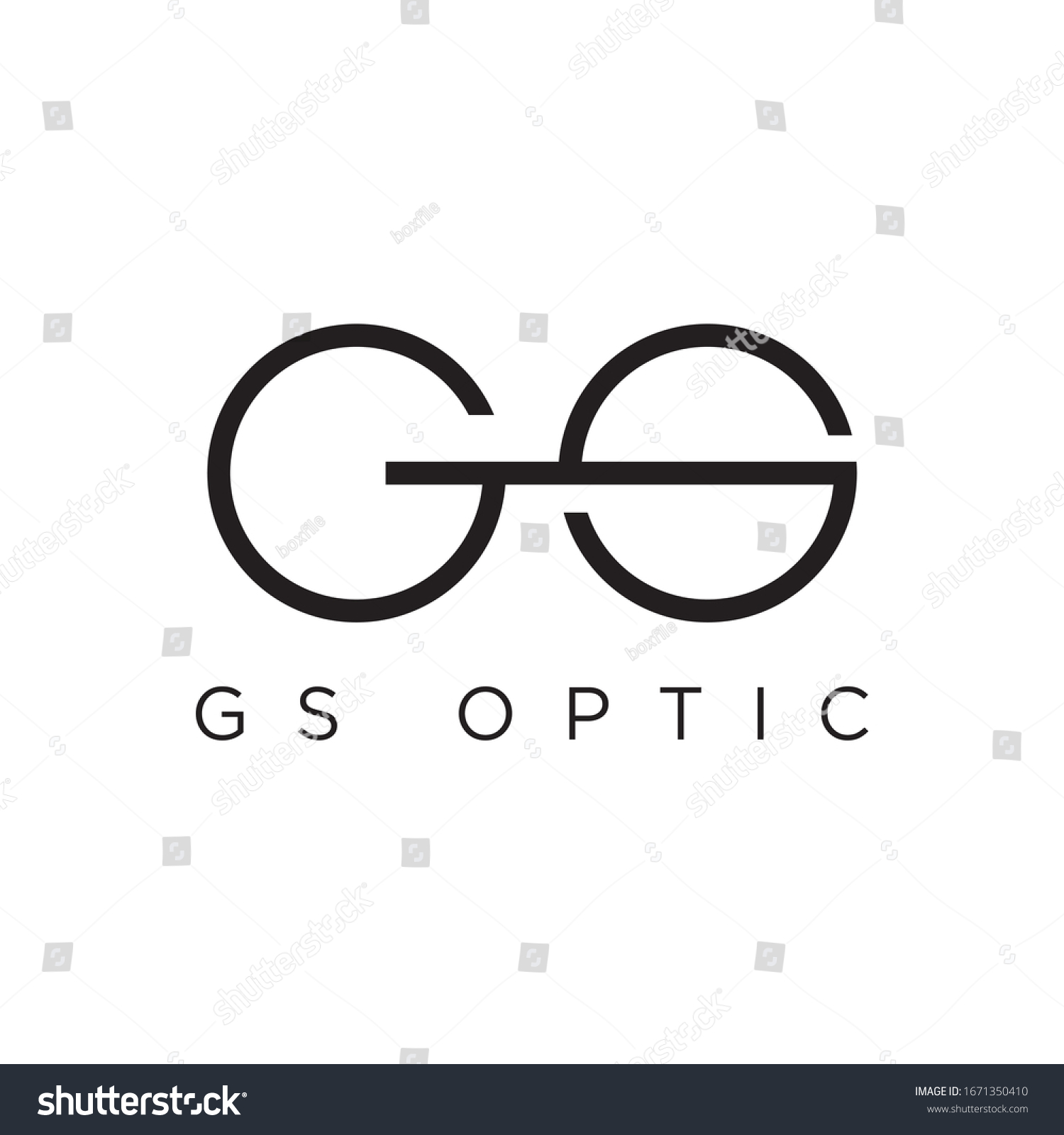 vector de diseño del logotipo óptico: vector de stock (libre de ...