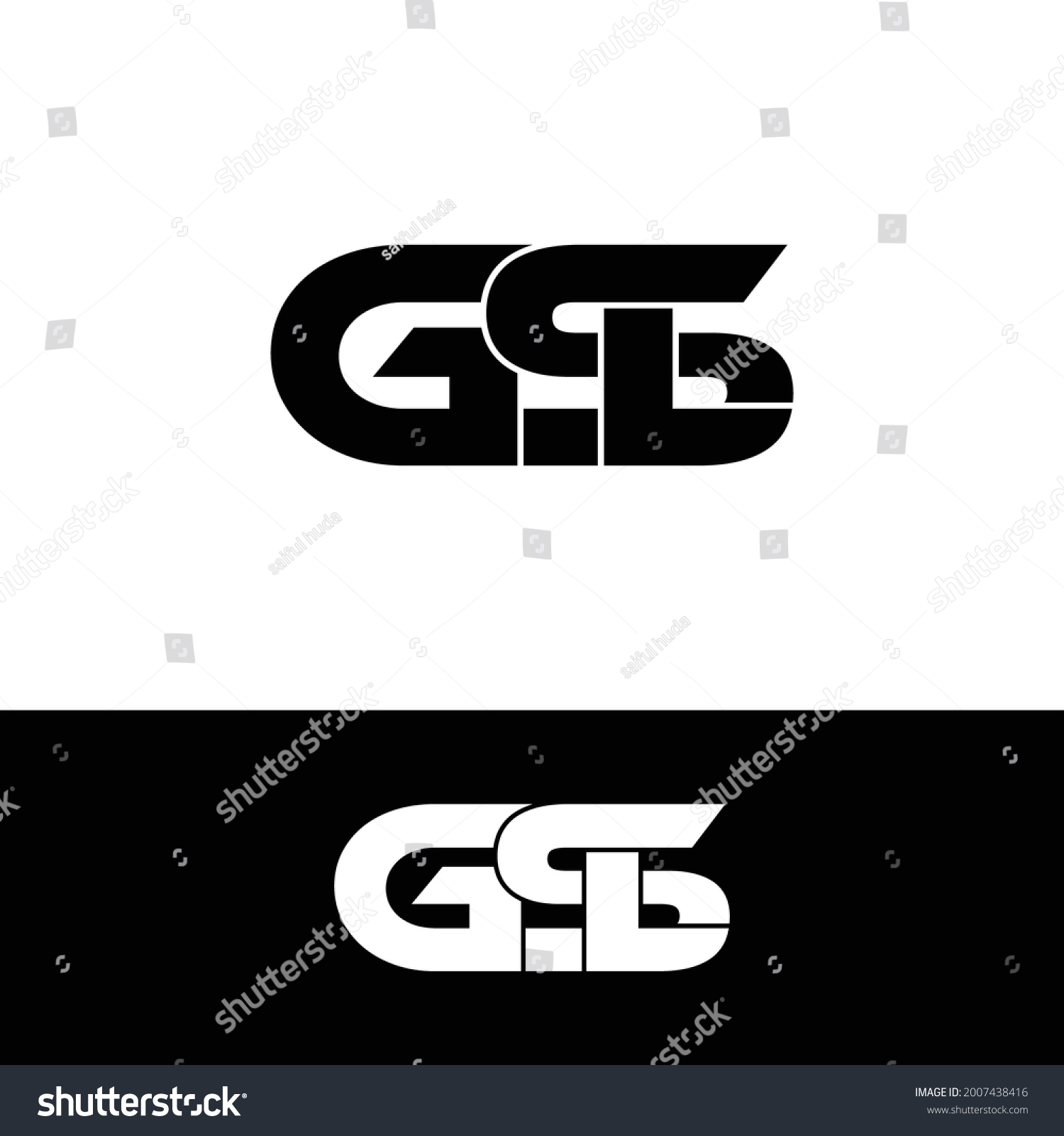 Gsl Letter Monogram Logo Design Vector Stock Vector (Royalty Free ...