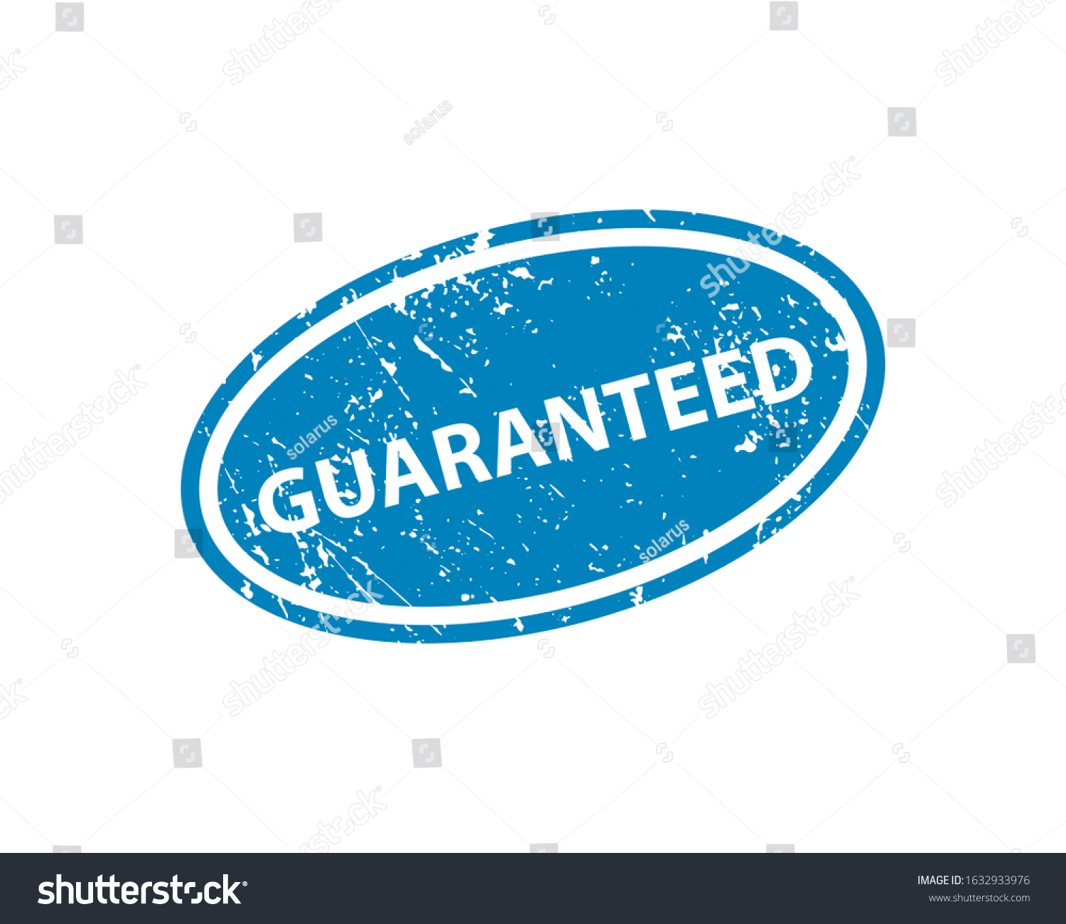 Guaranteed Sign Sticker Stamp Vector Texture Stock Vector (Royalty Free ...