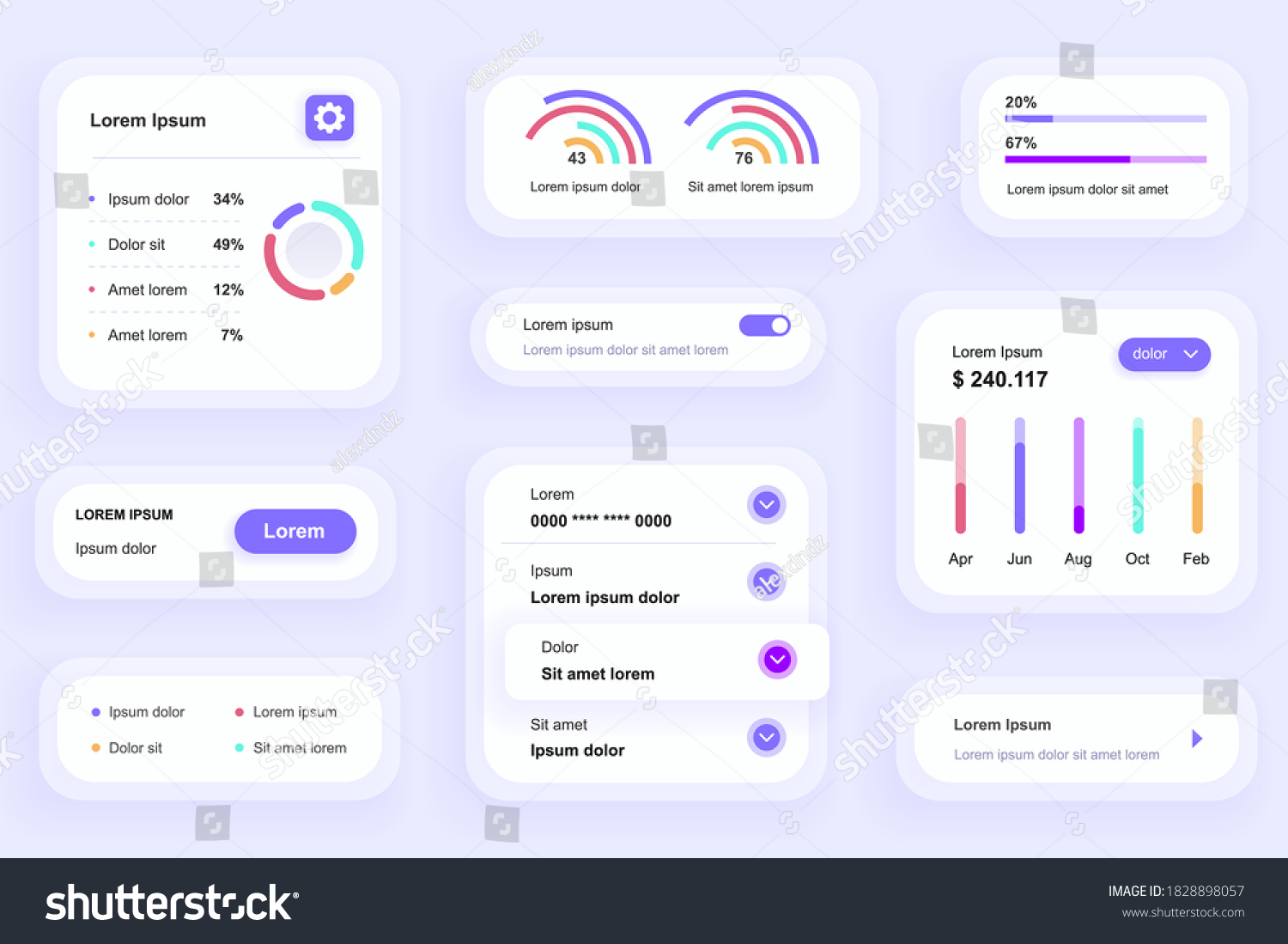 Gui Elements Business Analytics Mobile App Stock Vector (Royalty Free ... Gui Elements Business Analytics Mobile App Stock Vector (Royalty Free ...