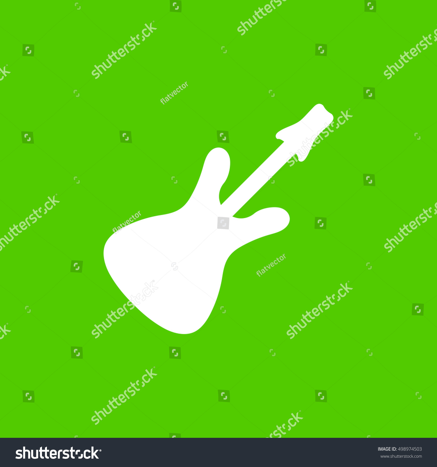 Guitar Sign Stock Vector (Royalty Free) 498974503 | Shutterstock