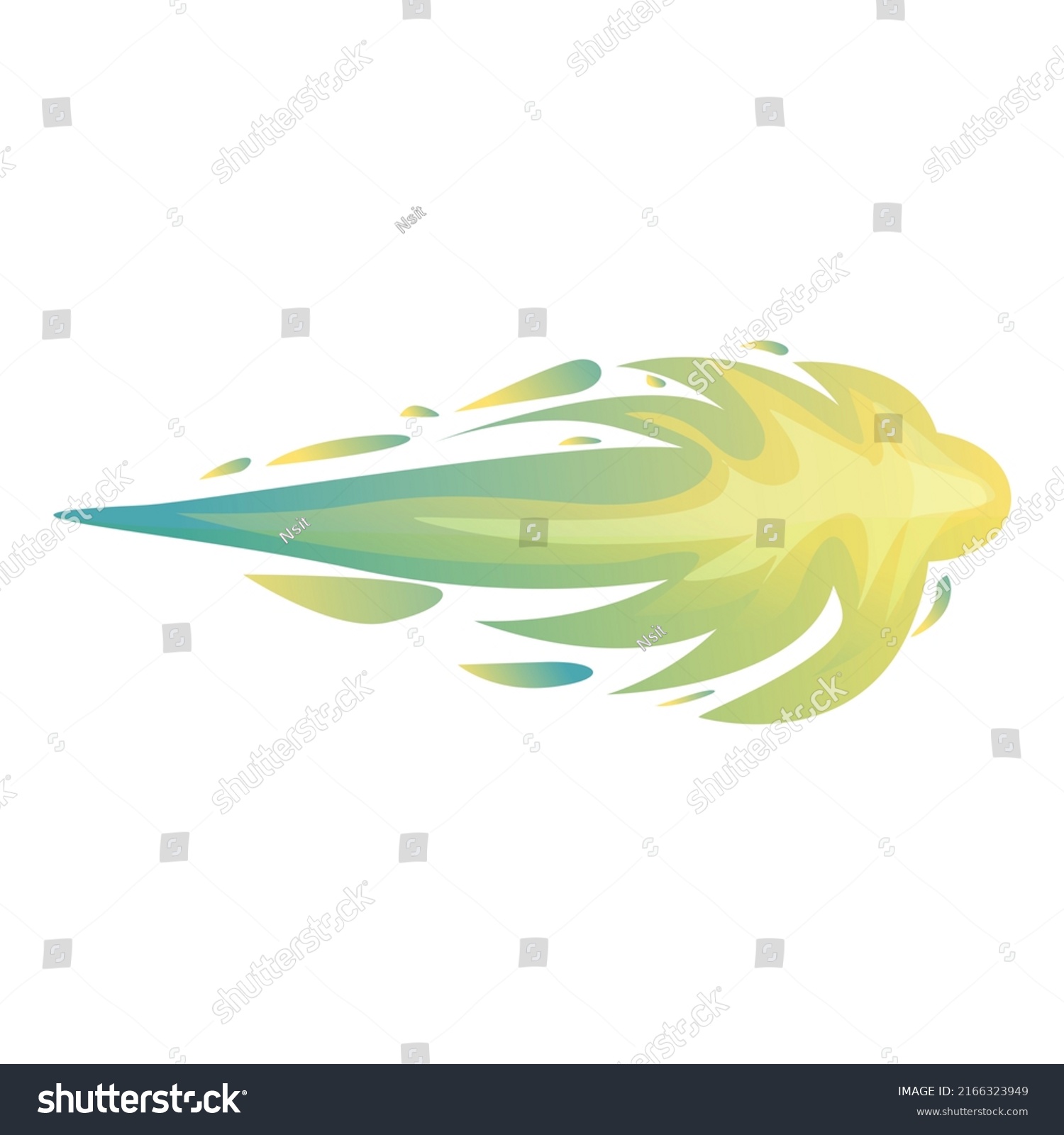 Gun Shot Icon Cartoon Vector Flash Stock Vector (Royalty Free ...
