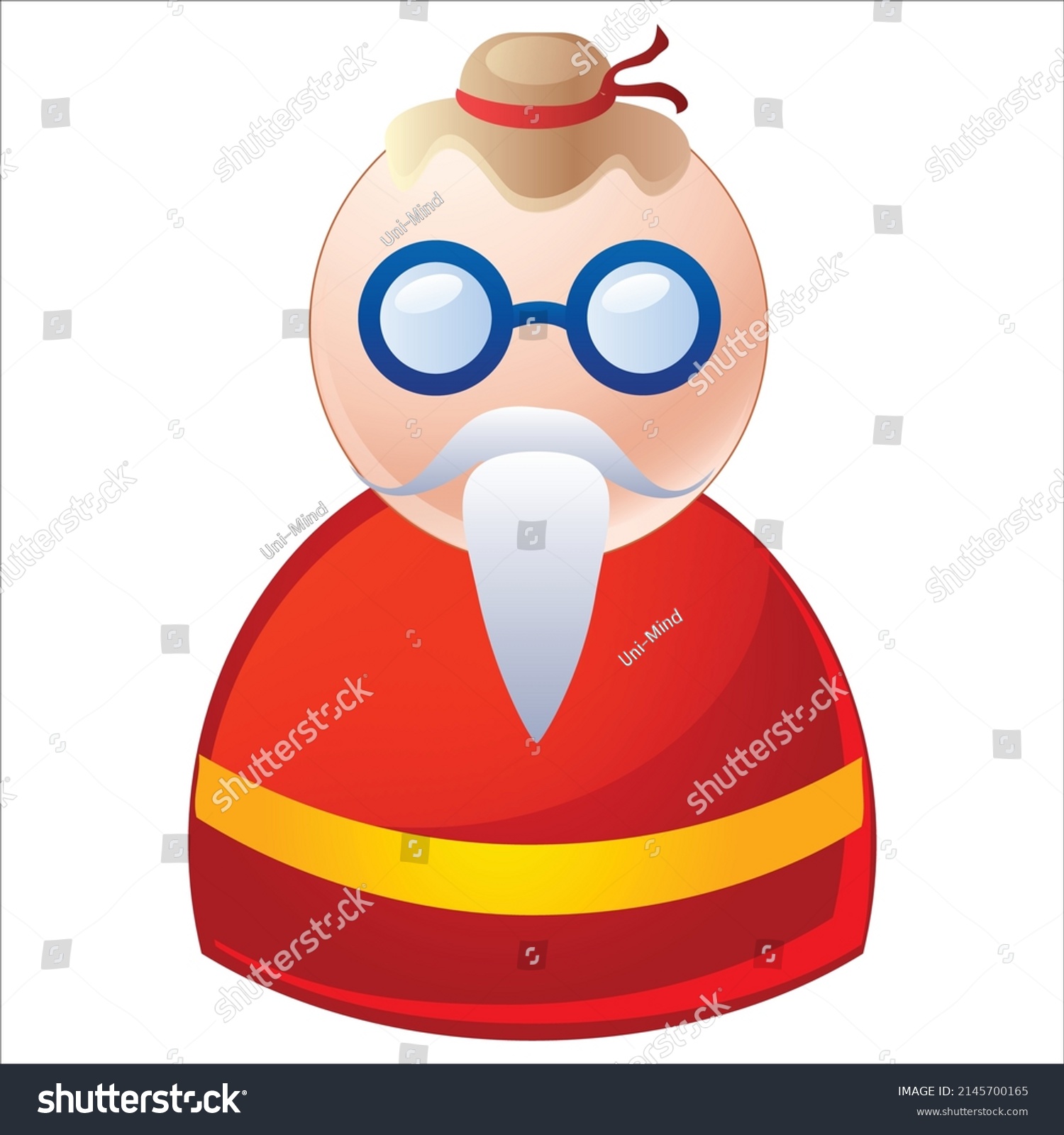 Guru Isolated Vector Icon Which Can Stock Vector (Royalty Free ...