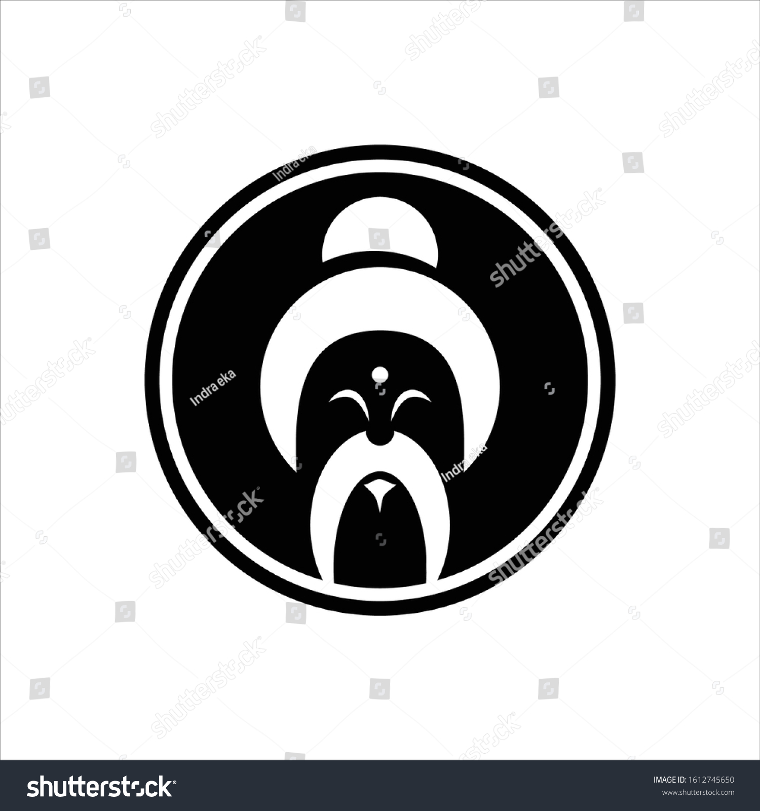 Guru Logo Vector Elegant Design Stock Vector (Royalty Free) 1612745650 ...