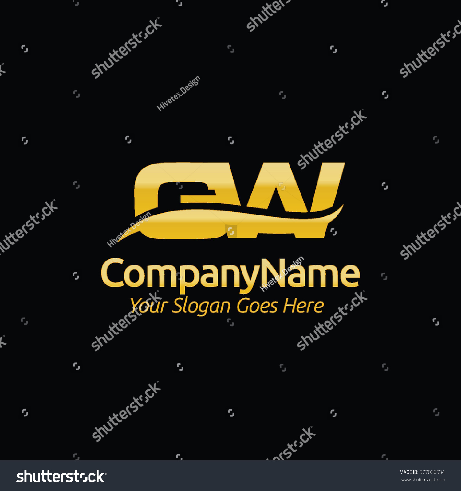 Gw Logo Stock Vector (Royalty Free) 577066534 | Shutterstock