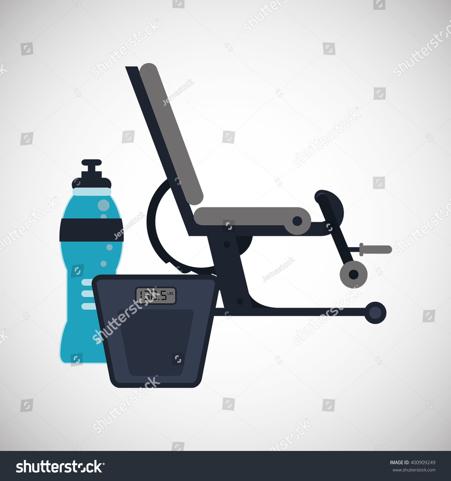 Gym Machine Design Vector Illustration Stock Vector (Royalty Free ...