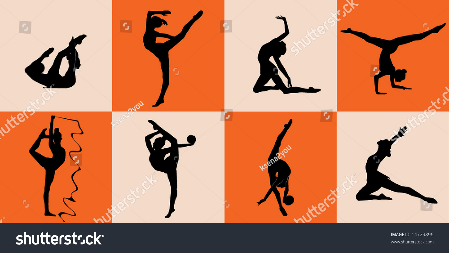 Gymnastic Stock Vector (Royalty Free) 14729896 | Shutterstock