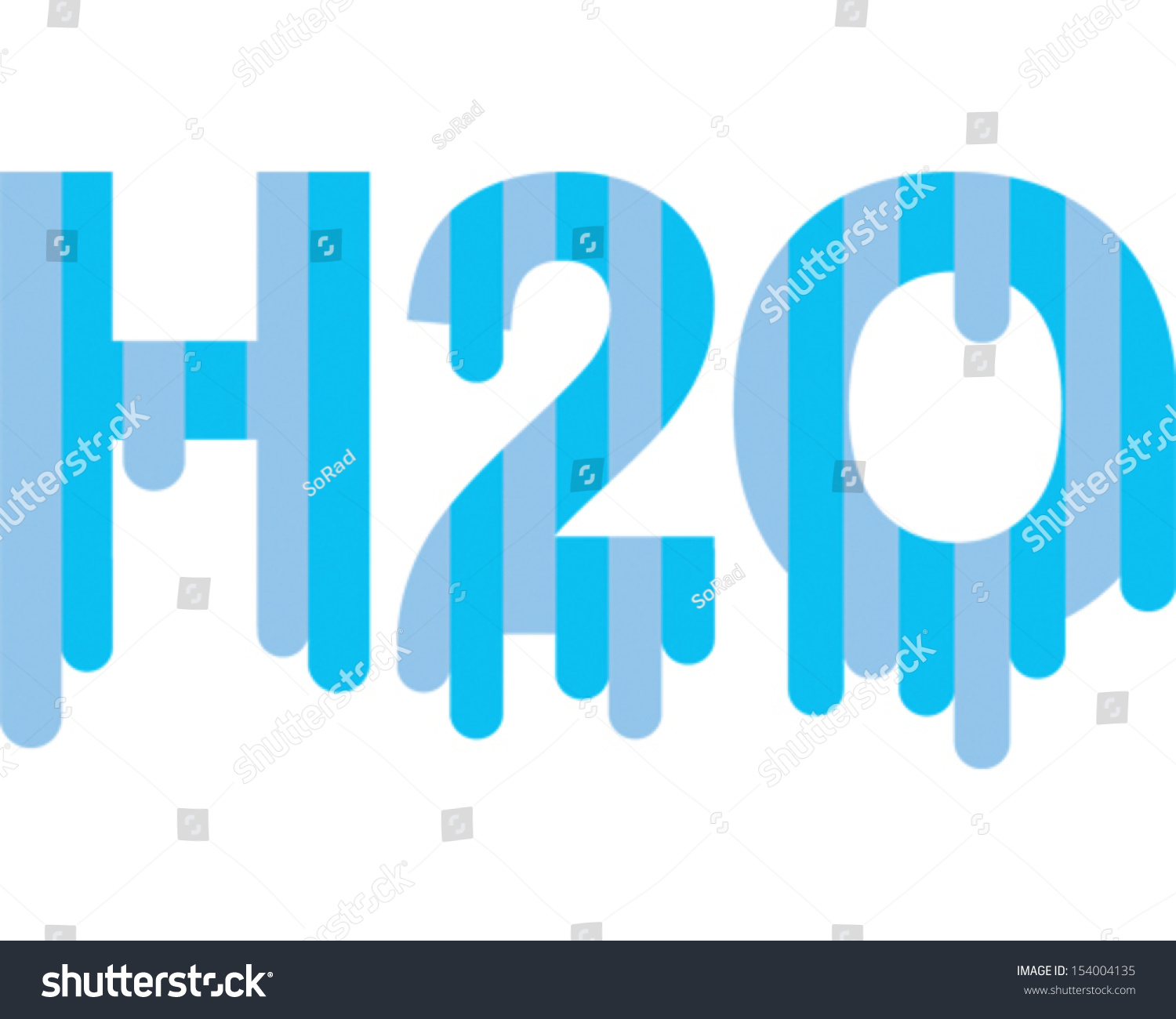 H20 Stock Vector (Royalty Free) 154004135 | Shutterstock