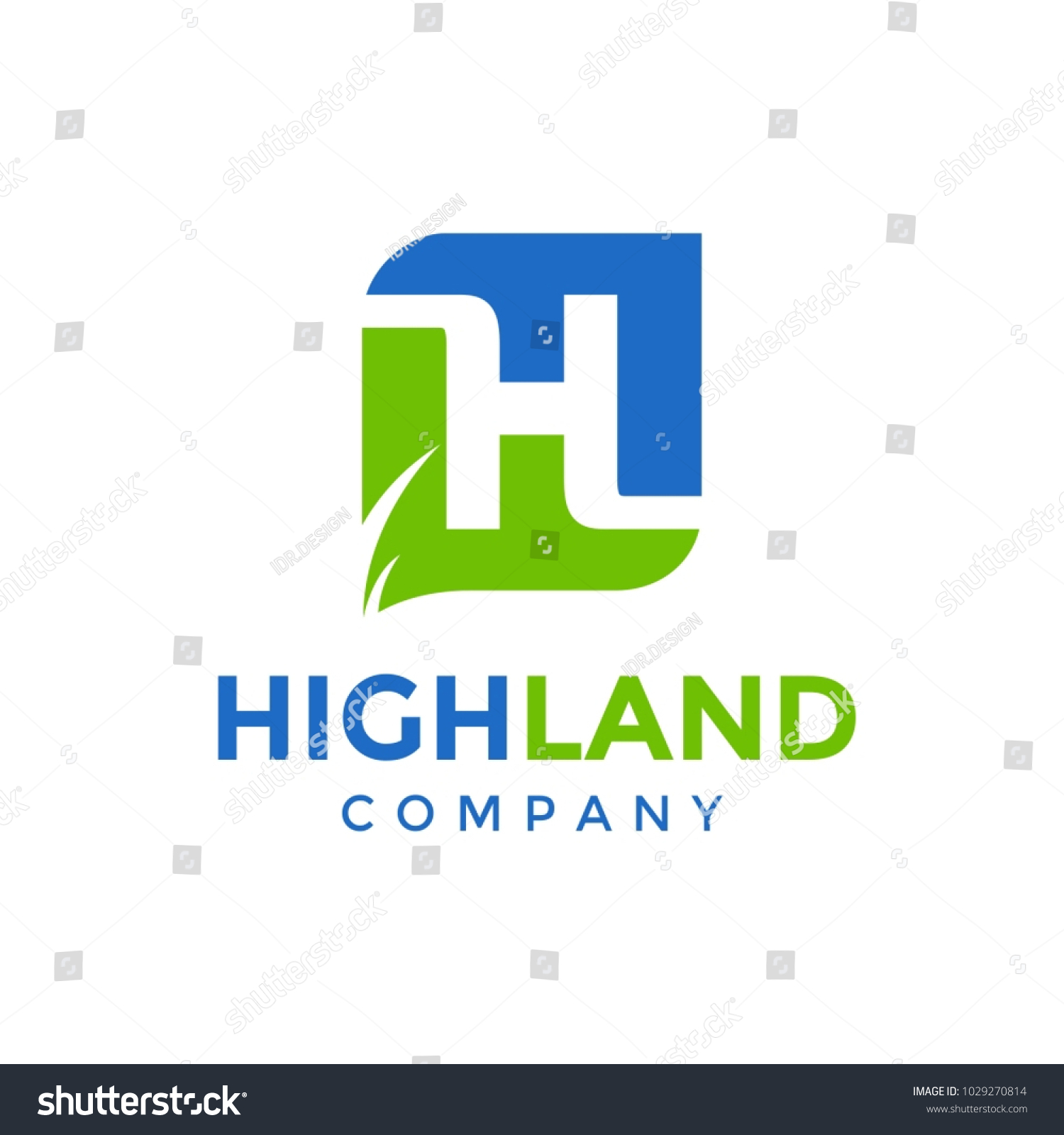 H Logo Design Template Stock Vector (Royalty Free) 1029270814
