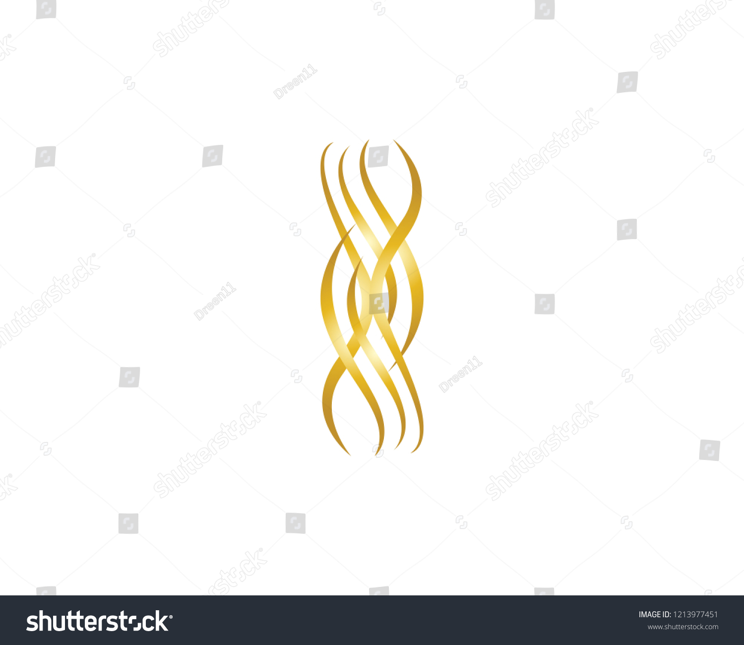 Hair Logo Vector Ion Template Stock Vector (Royalty Free) 1213977451 ...