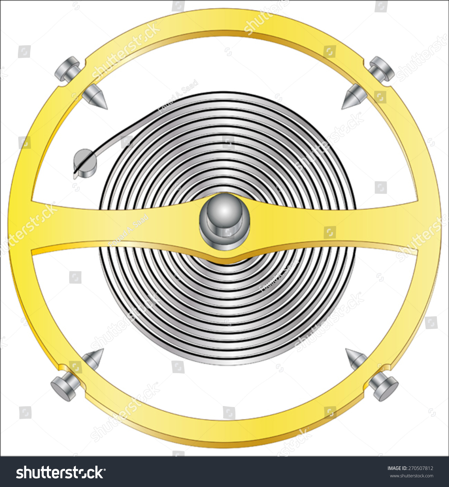 183 Watch balance wheel Stock Illustrations, Images & Vectors ...