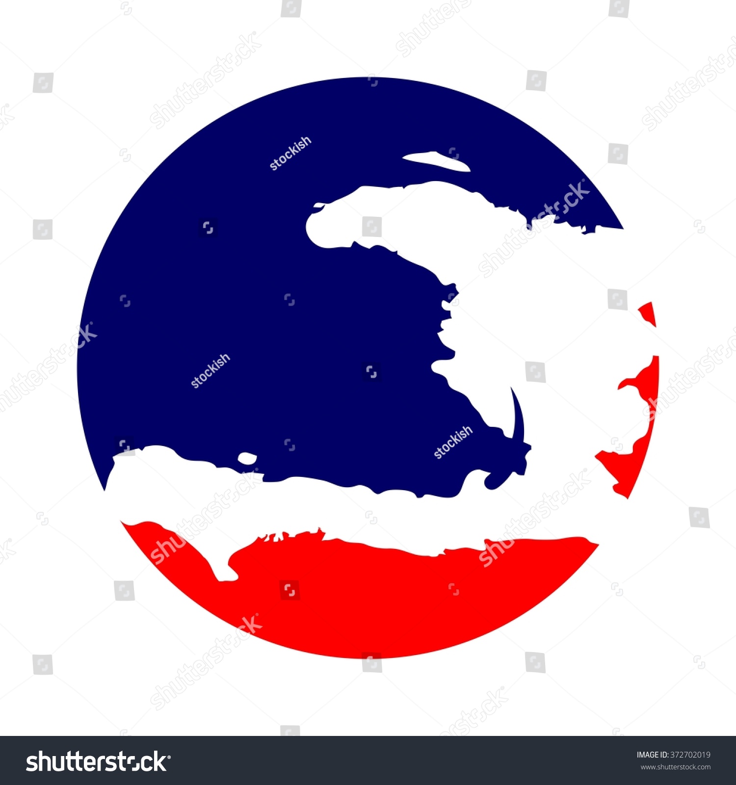 Haiti Logo Vector: vector de stock (libre de regalías) 372702019 ...
