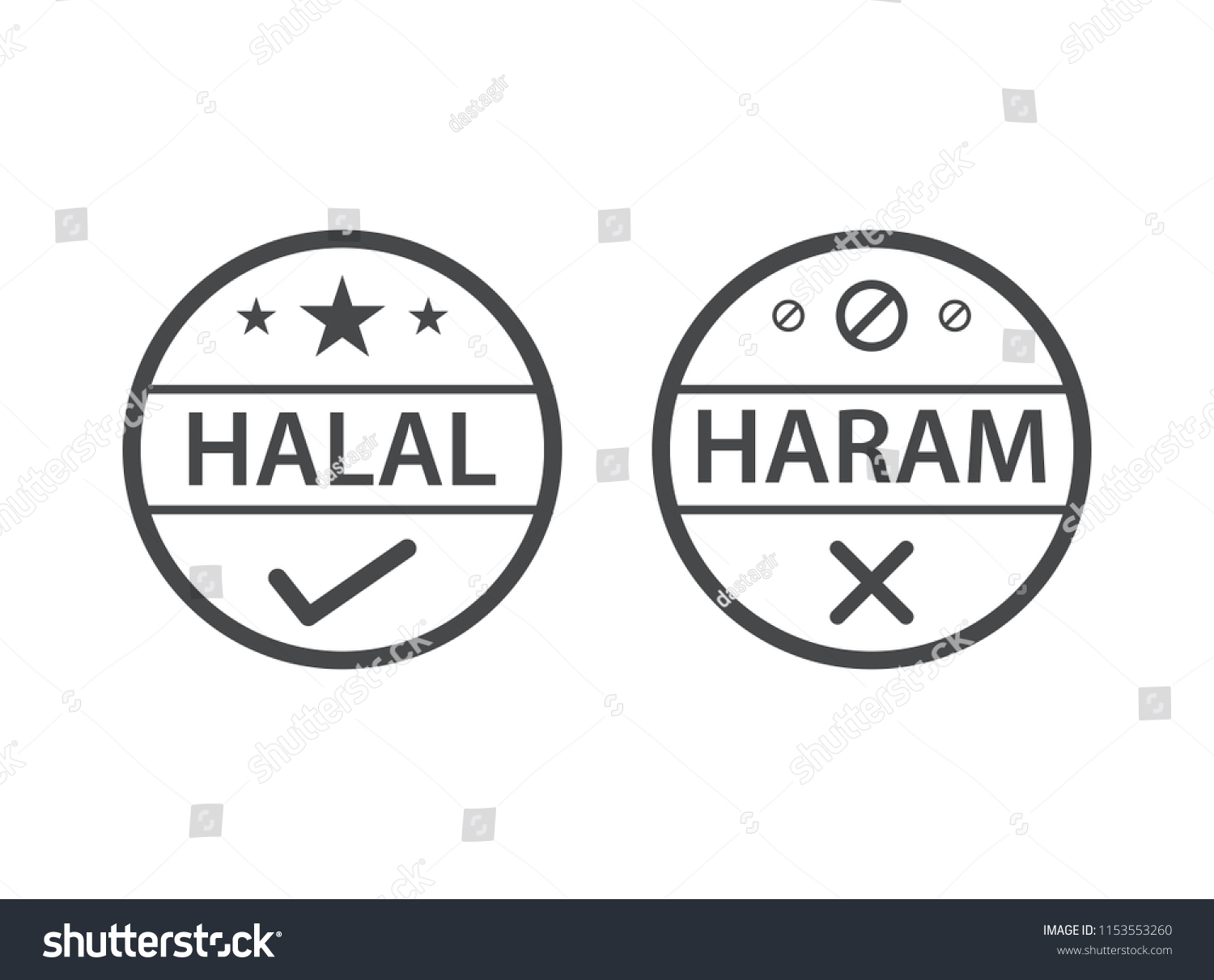 179 Halal and haram Stock Illustrations, Images & Vectors | Shutterstock