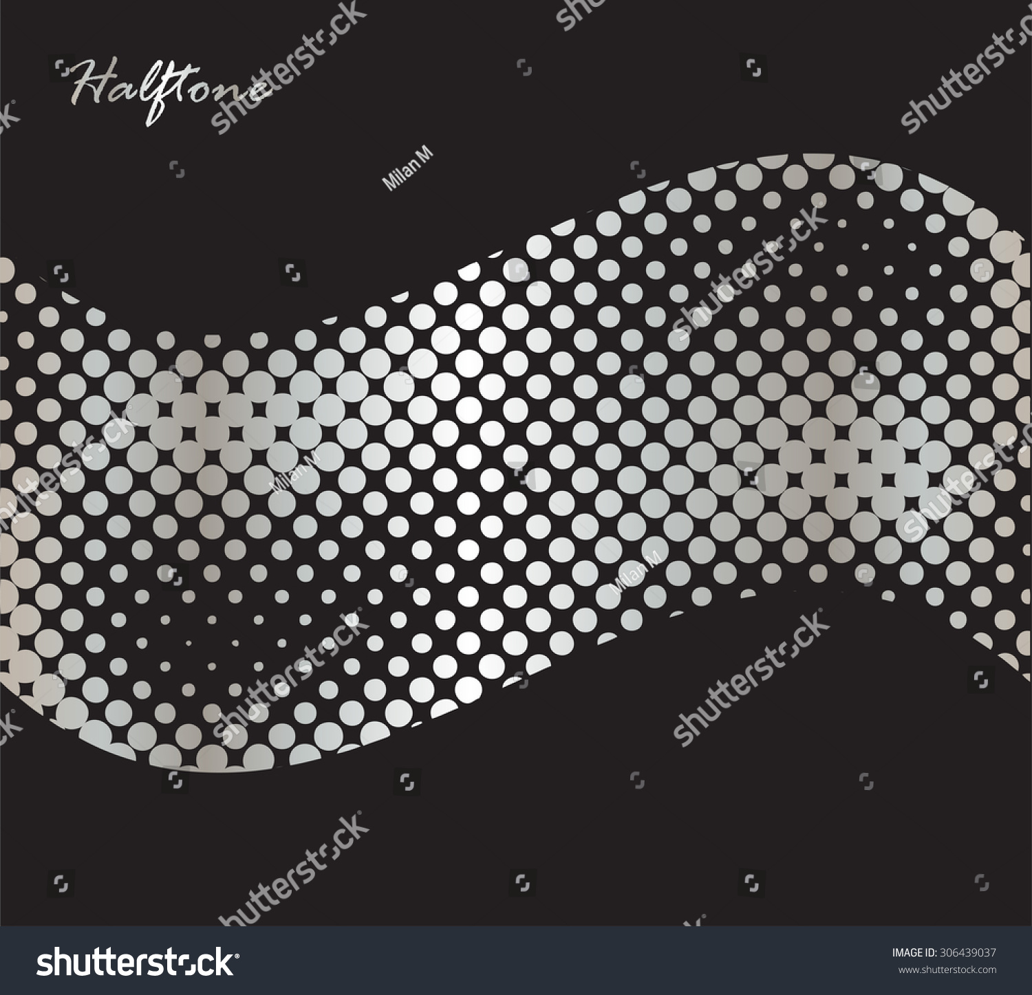 Halftone Backgroundsilver Dotted Backgroundabstract Vector Illustration ...