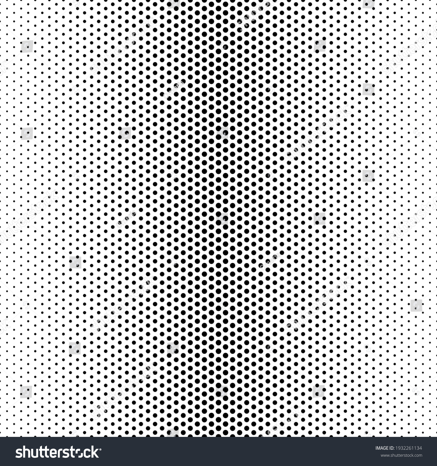 Halftone Dot Seamless Pattern Fade Gradient Stock Vector (Royalty Free ...