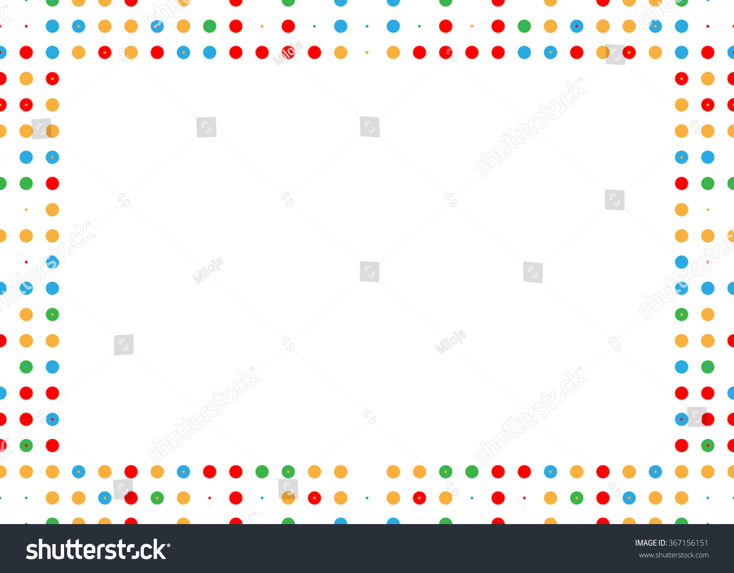 Halftone Dotted Frame Posters Backgrounds Stock Vector (Royalty Free ...