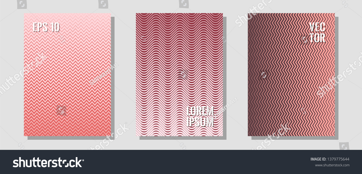 Halftone Flat Patterns Abstract Vector Set Stock Vector (Royalty Free) 1379775644 | Shutterstock