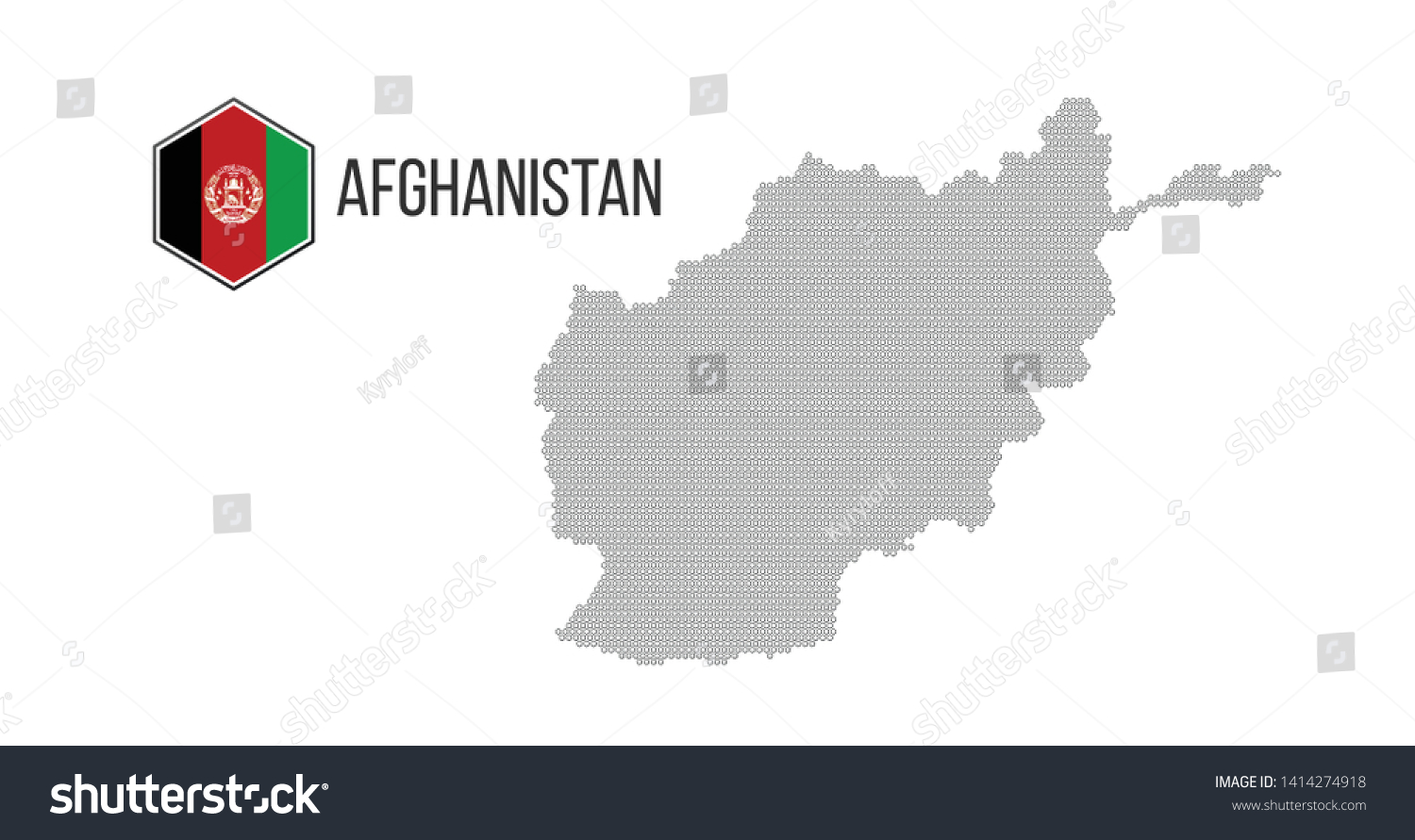 Halftone Hexagonal Afghanistan Map Vector Geographic Stock Vector ... Halftone Hexagonal Afghanistan Map Vector Geographic Stock Vector ...