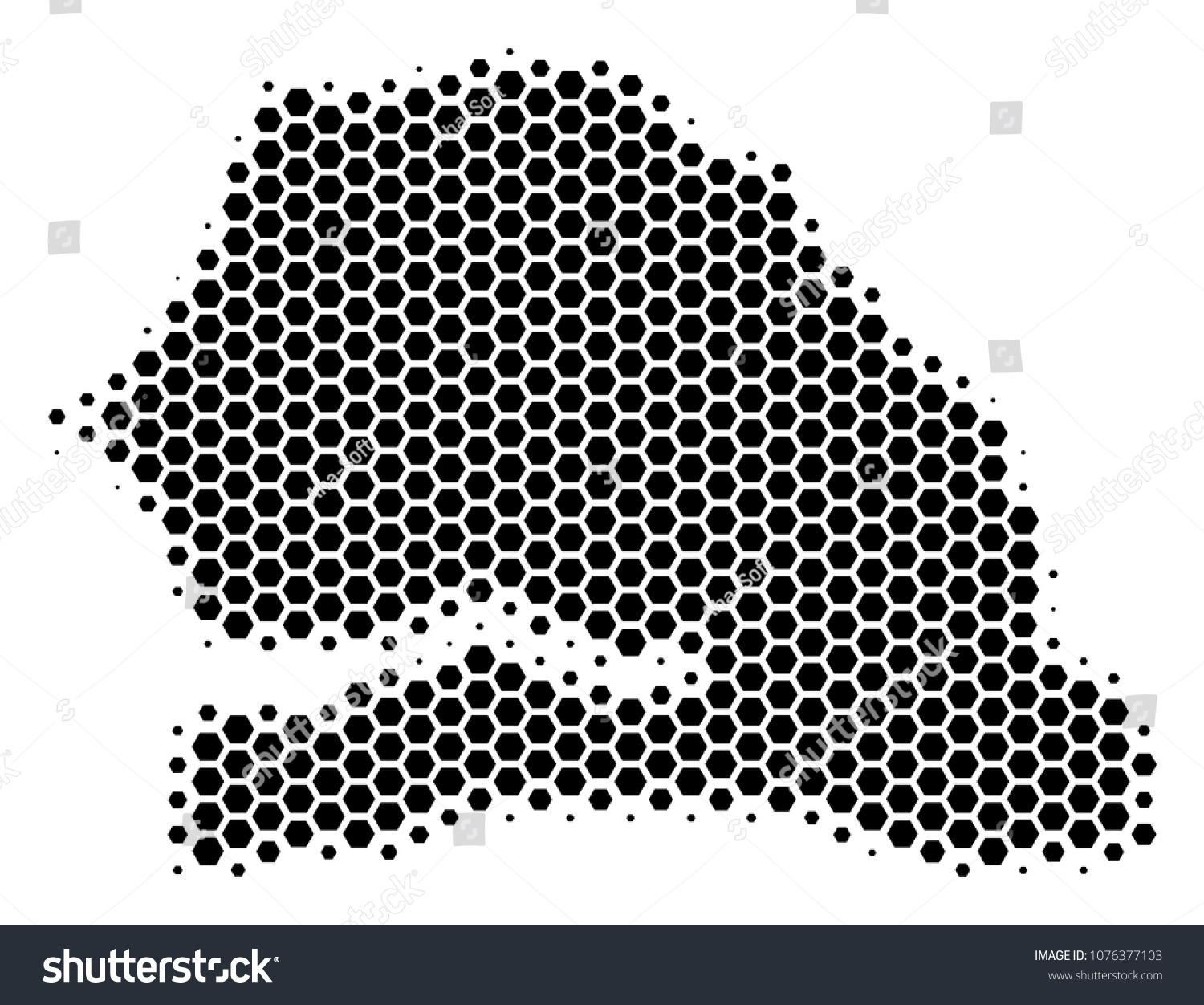 Halftone Hexagonal Senegal Map Vector Geographic Stock Vector (Royalty ... Halftone Hexagonal Senegal Map Vector Geographic Stock Vector (Royalty ...