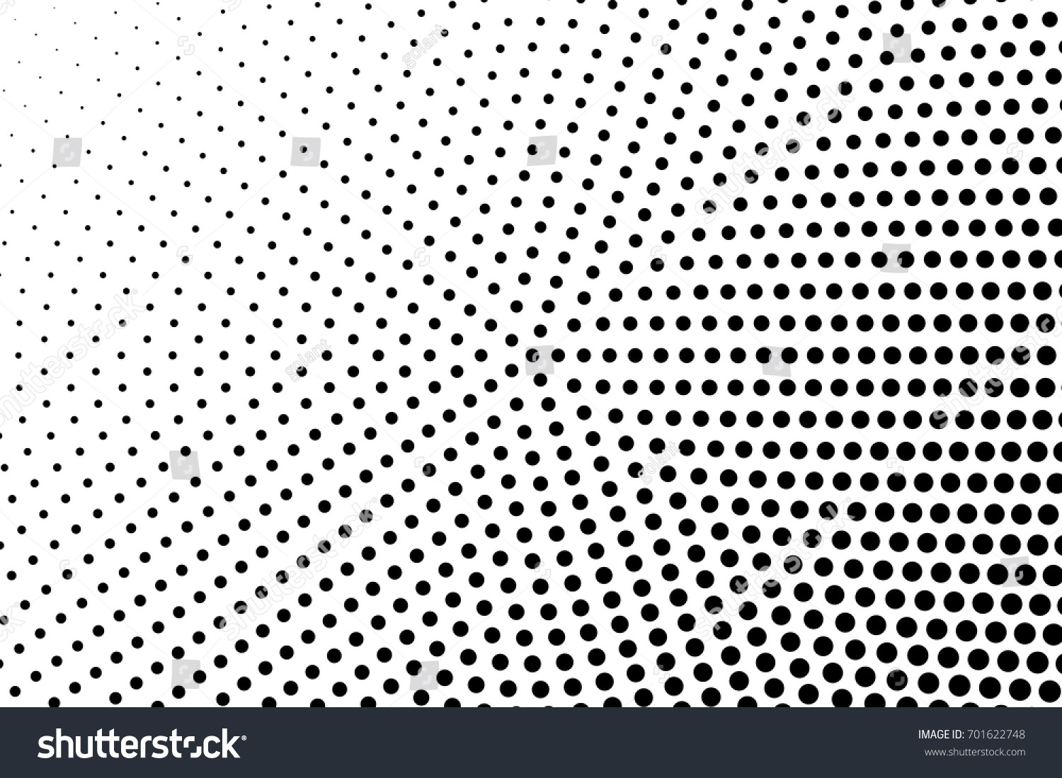Halftone Pattern Comic Background Dotted Retro Stock Vector (Royalty ...