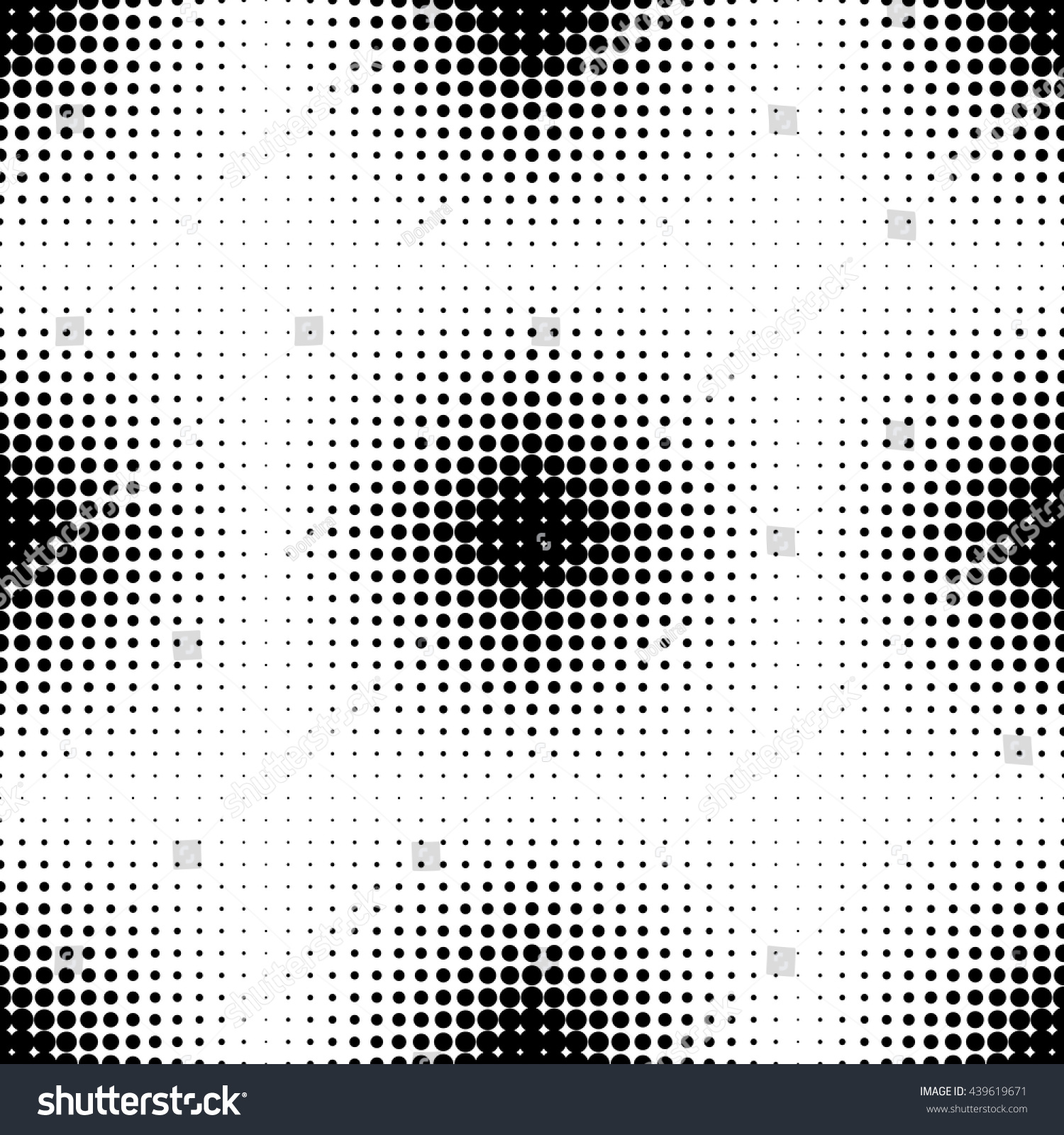 Halftone Seamless Uniform Halftone Background Text: vector de stock ...