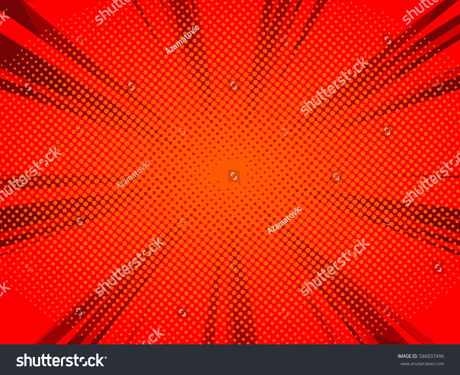 Halftone Texture Comic Book Superhero Vector Stock Vector (Royalty Free ...